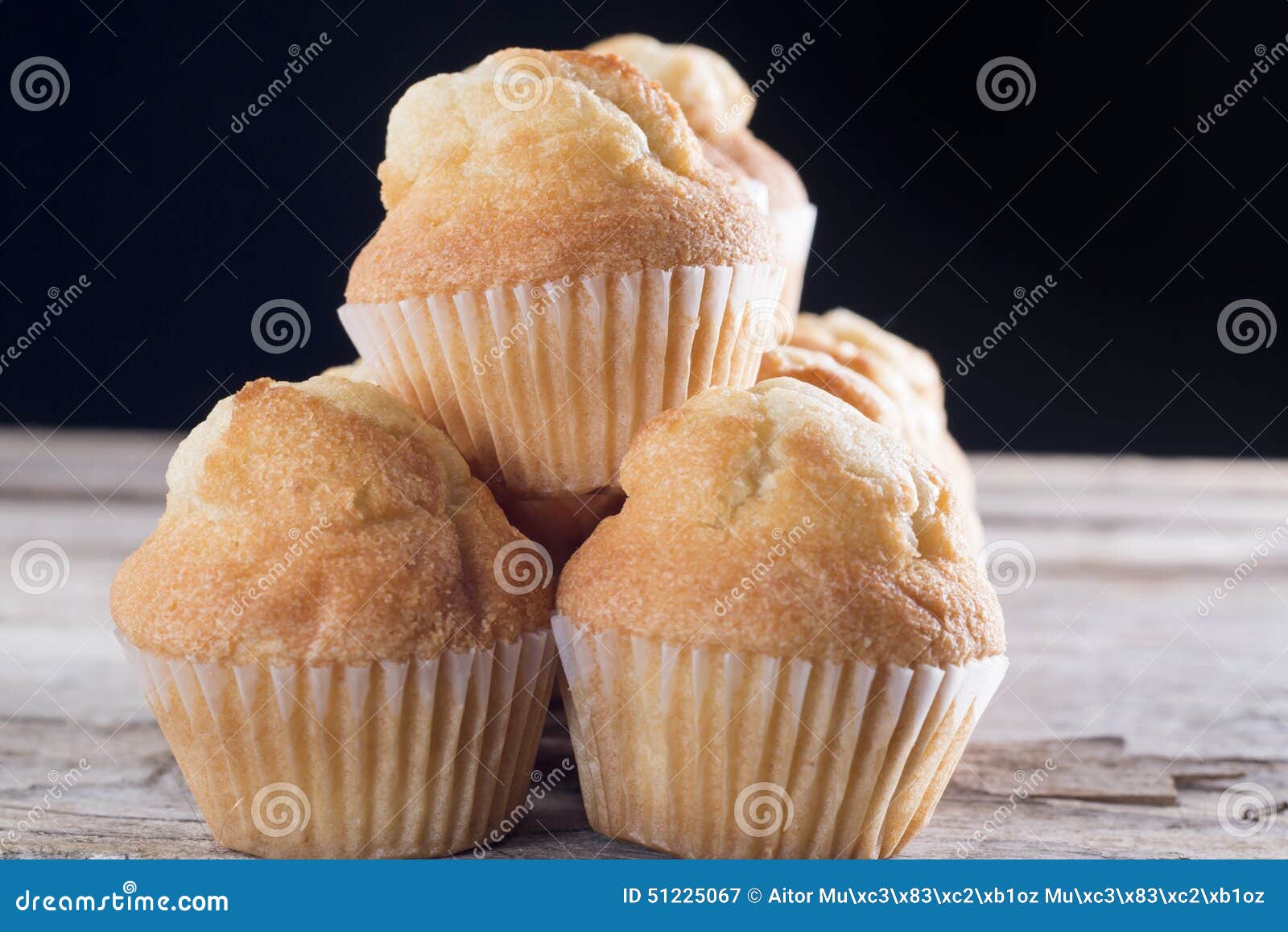 Cupcake pyramid stock image. Image of snack, background - 51225067