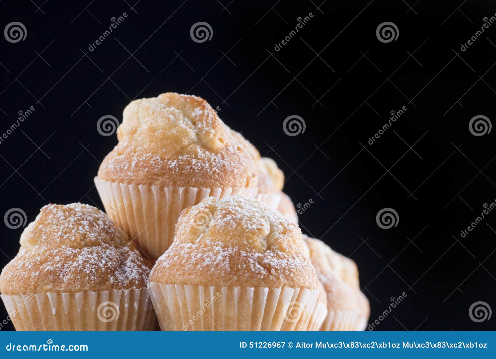 Cupcake pyramid stock image. Image of closeup, healthy - 51226967