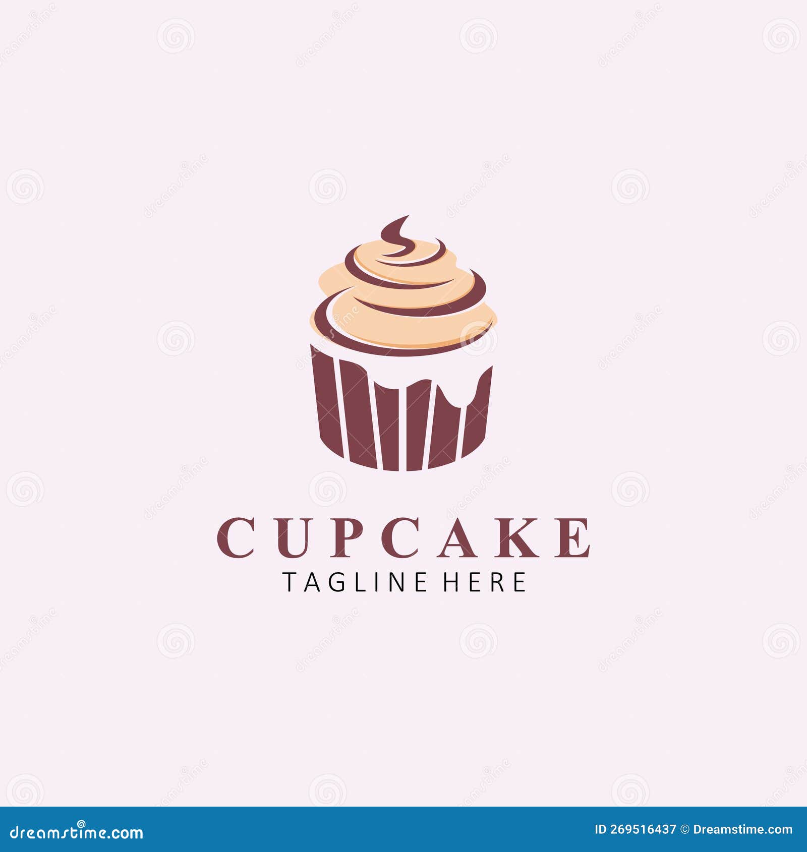Cupcake Vector Logo Template. Logo for Cake Shop, Sticker, Label, Etc ...