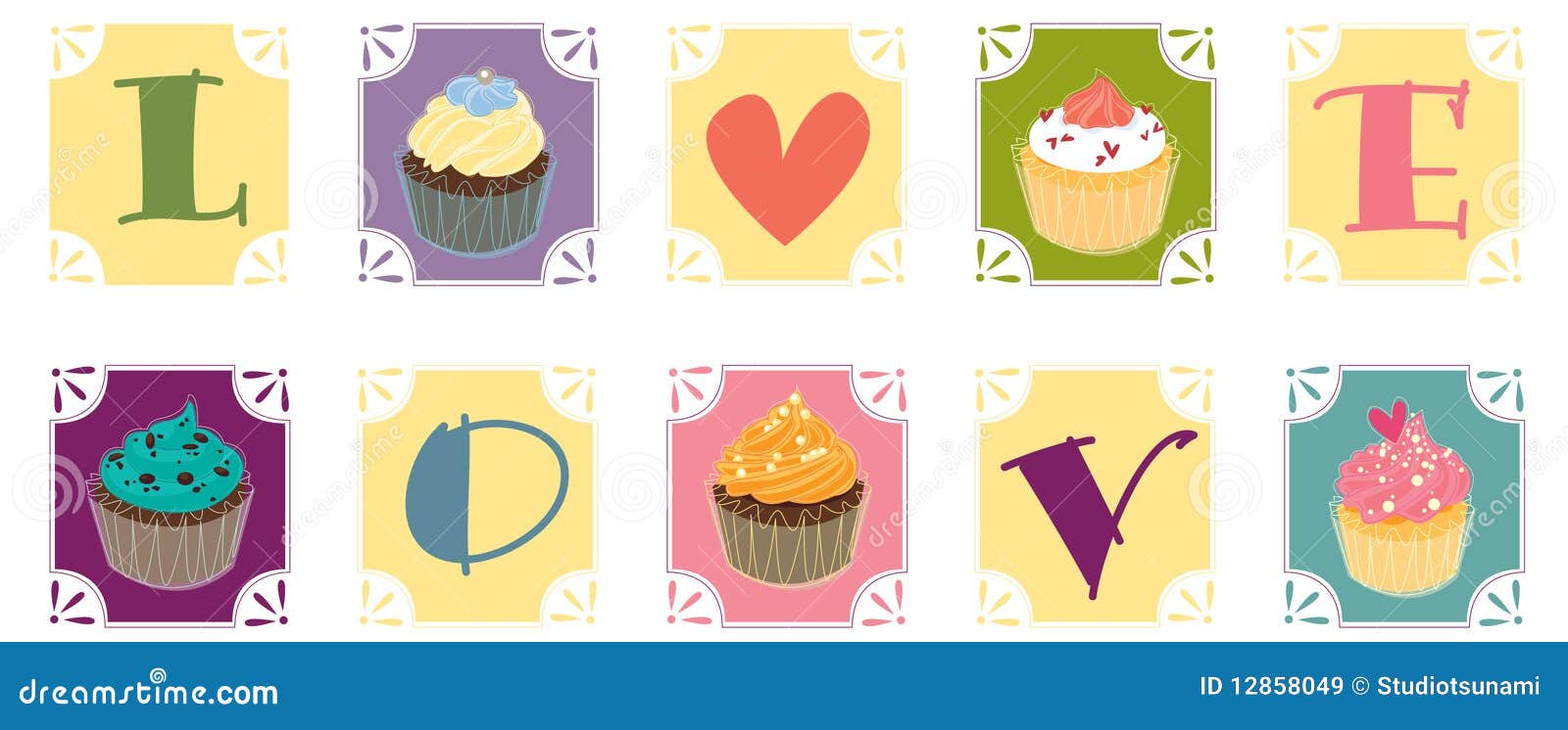Cupcakes Word Stock Illustrations – 165 Cupcakes Word Stock ...