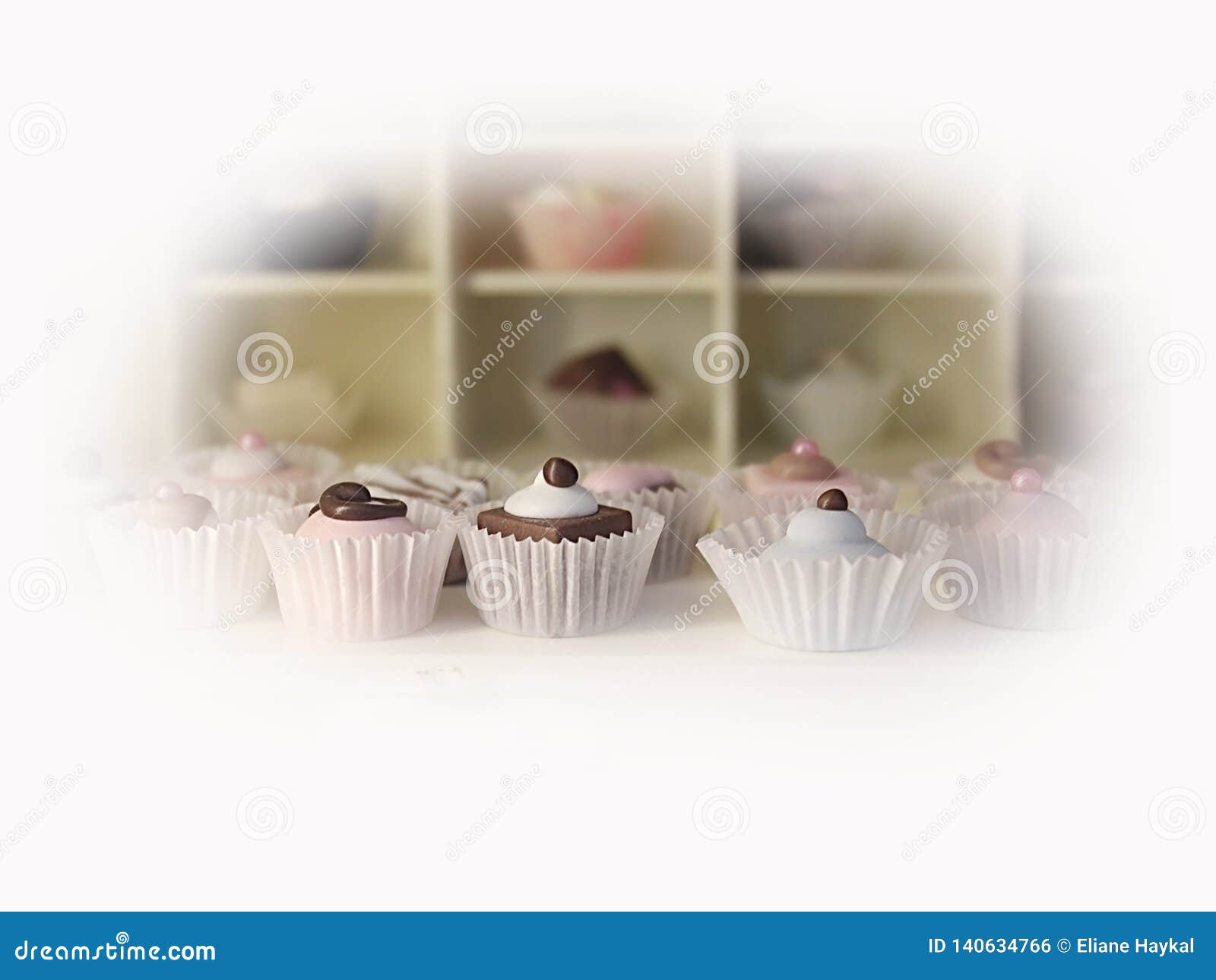 Cupcakes Dream stock photo. Image of cakes, candy, baked - 140634766
