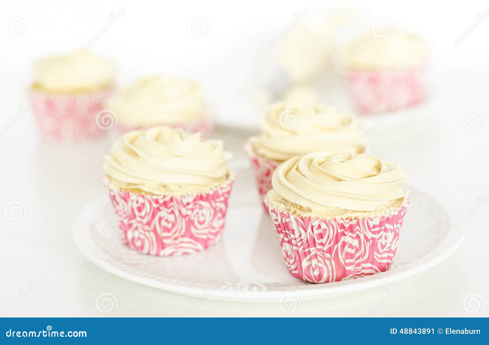 Cupcakes. stock image. Image of baked, finishing, anniversary - 48843891