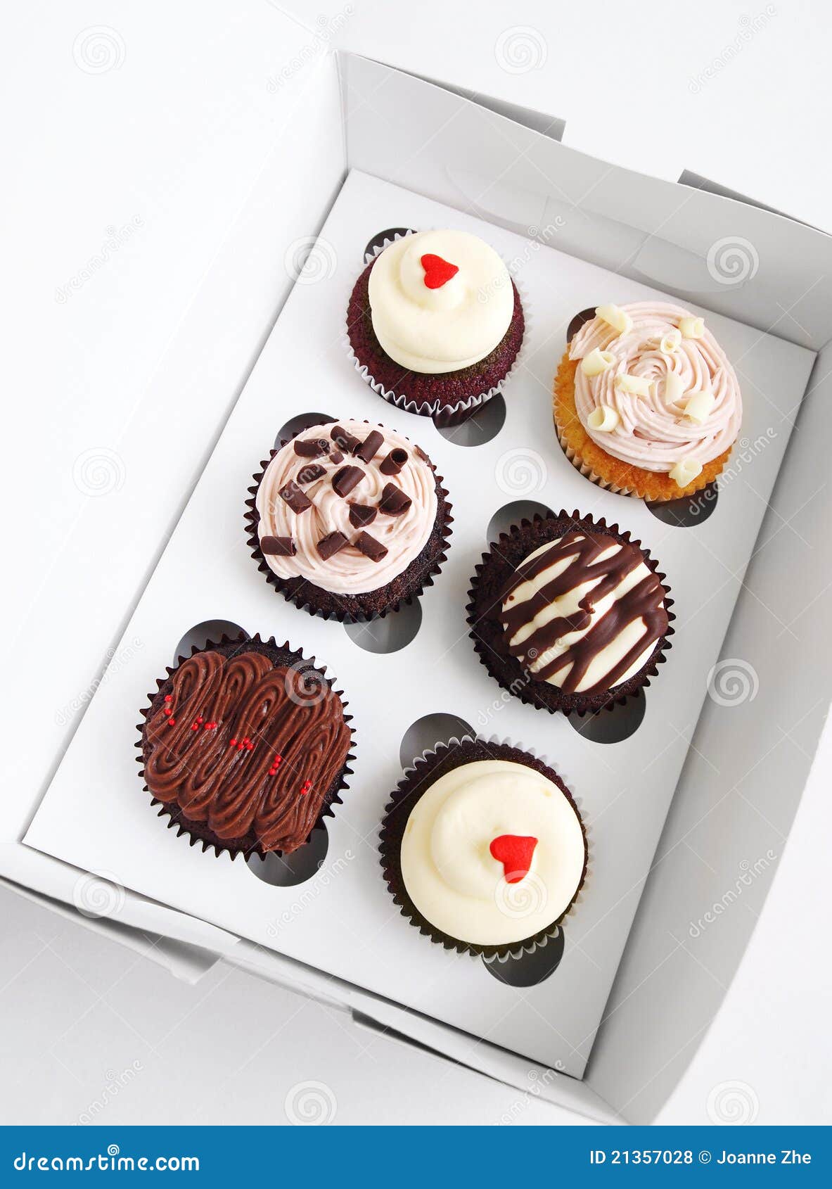 Cupcakes Assorted Flavors And Colors Royalty-Free Stock Photography ...
