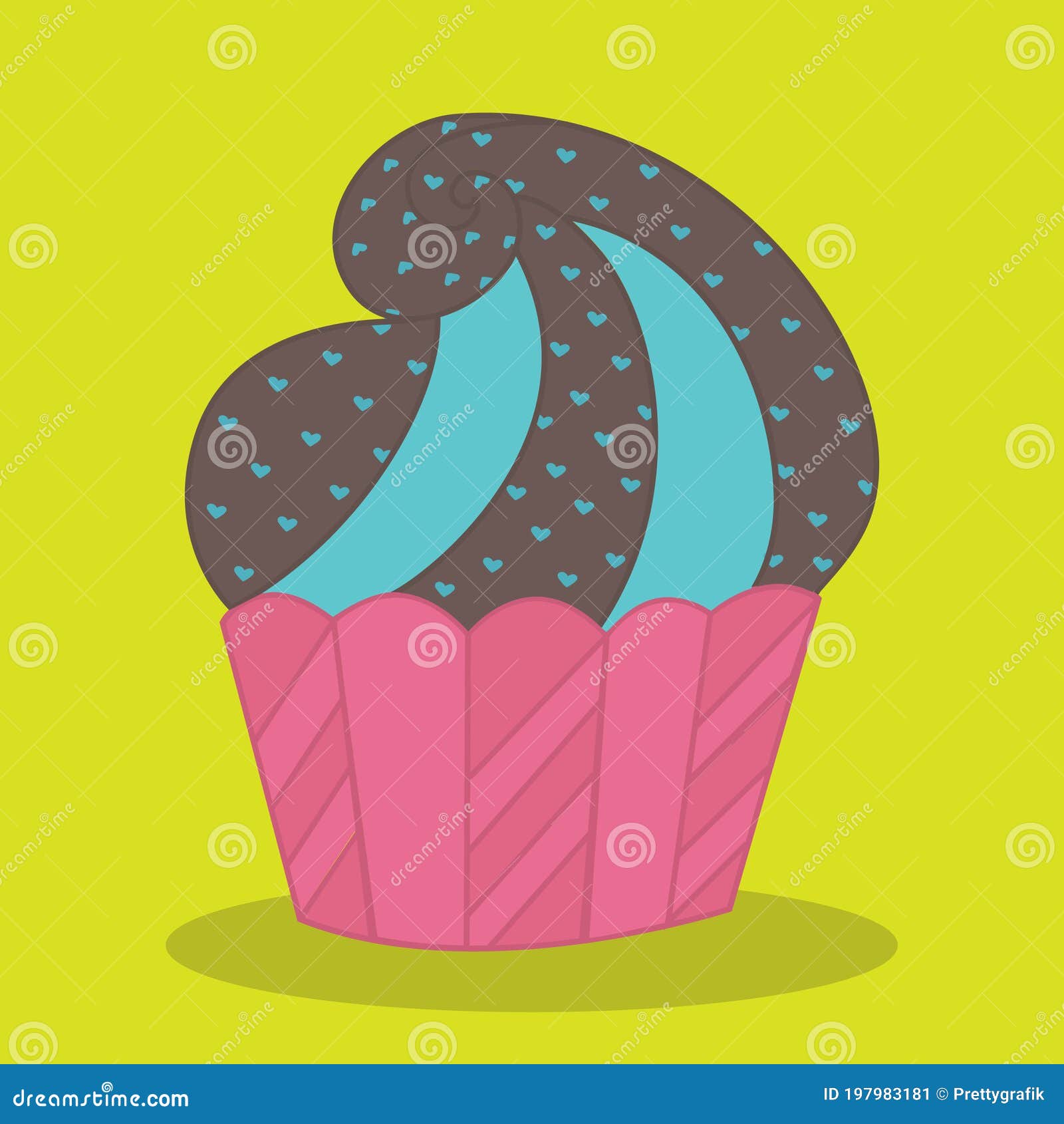 Cupcakes sprinkles 16 stock vector. Illustration of cartoon - 197983181