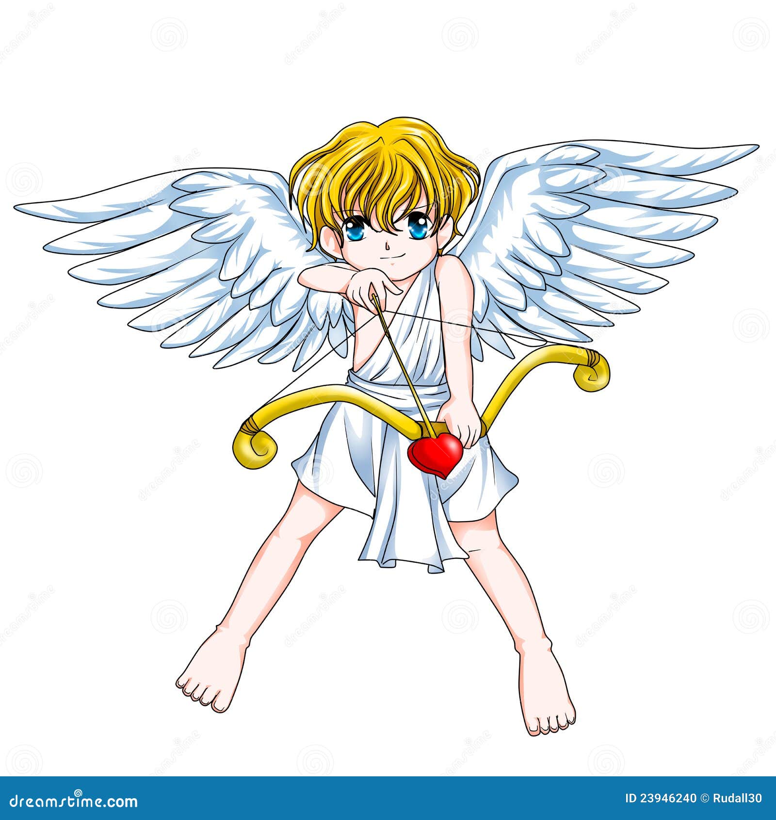 Cupid stock illustration. Illustration of fantasy, character - 23946240