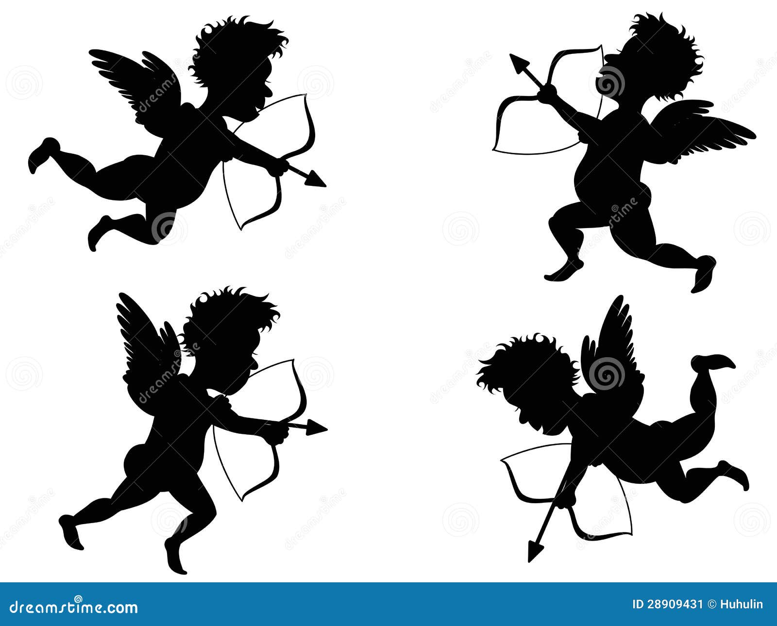 Cupid stock vector. Illustration of romance, cupid, seduction - 28909431