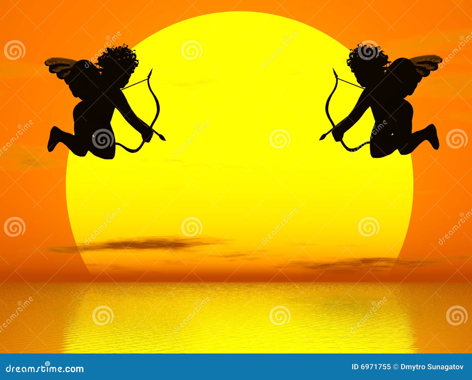 The cupid stock illustration. Illustration of innocence - 6971755