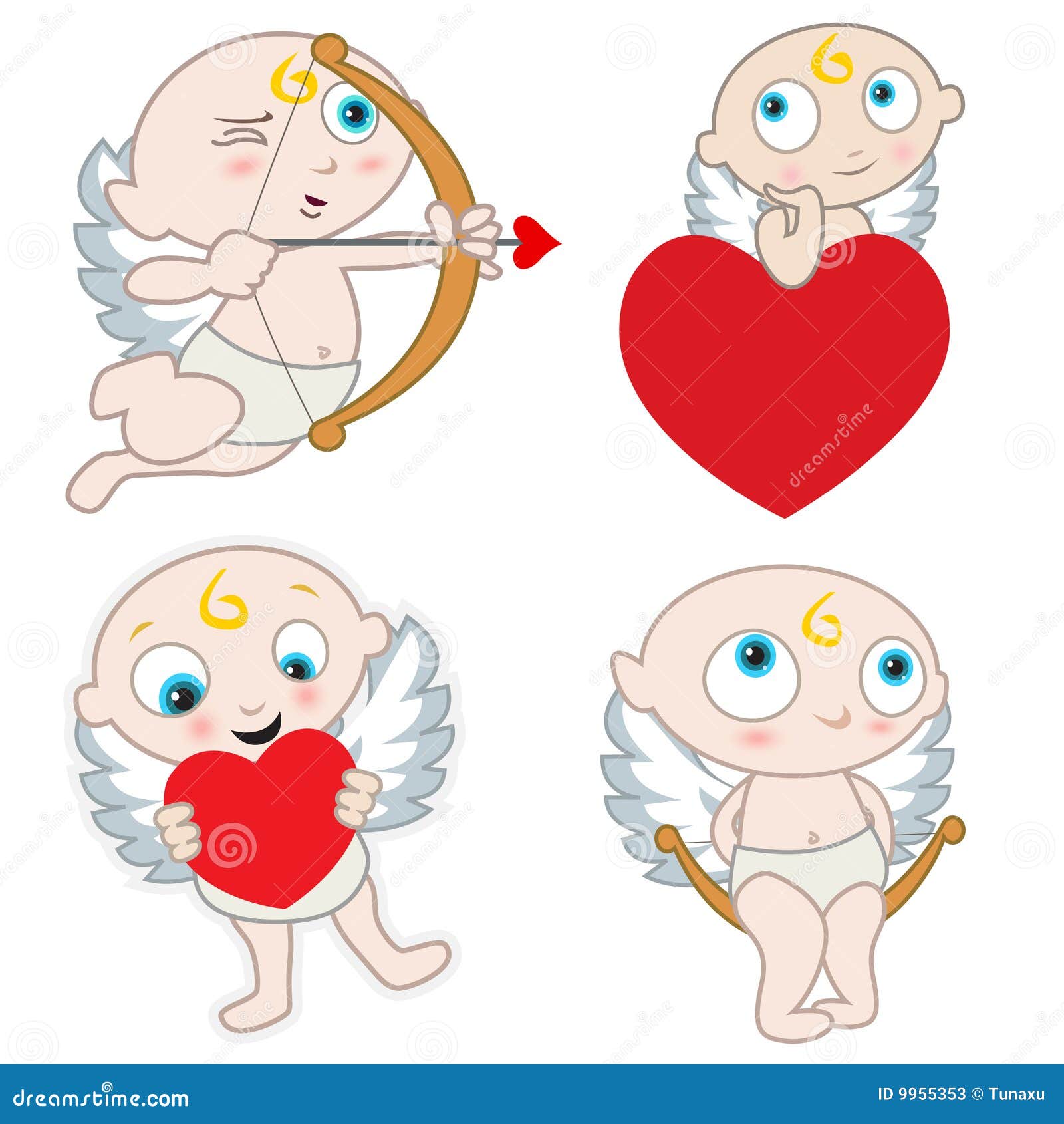 Cupid stock vector. Illustration of drawing, decoration - 9955353