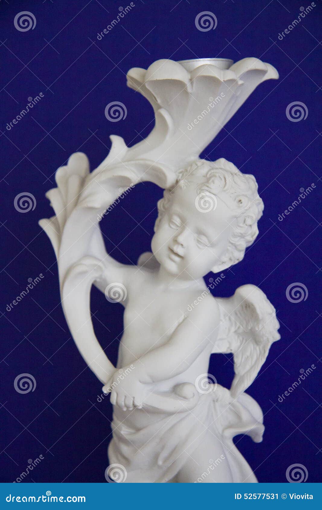 Cupid on blue stock image. Image of love, luxury, halo - 52577531