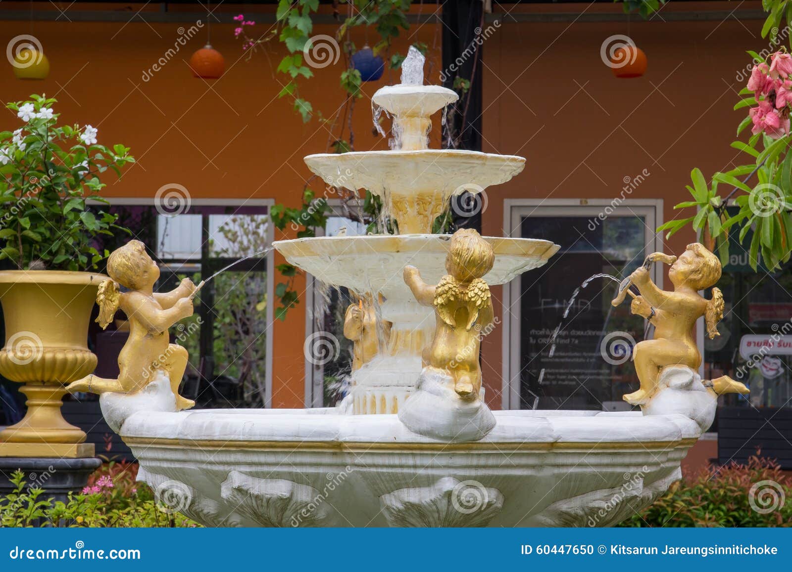 Cupid fountain stock photo. Image of europe, centre, spray - 60447650
