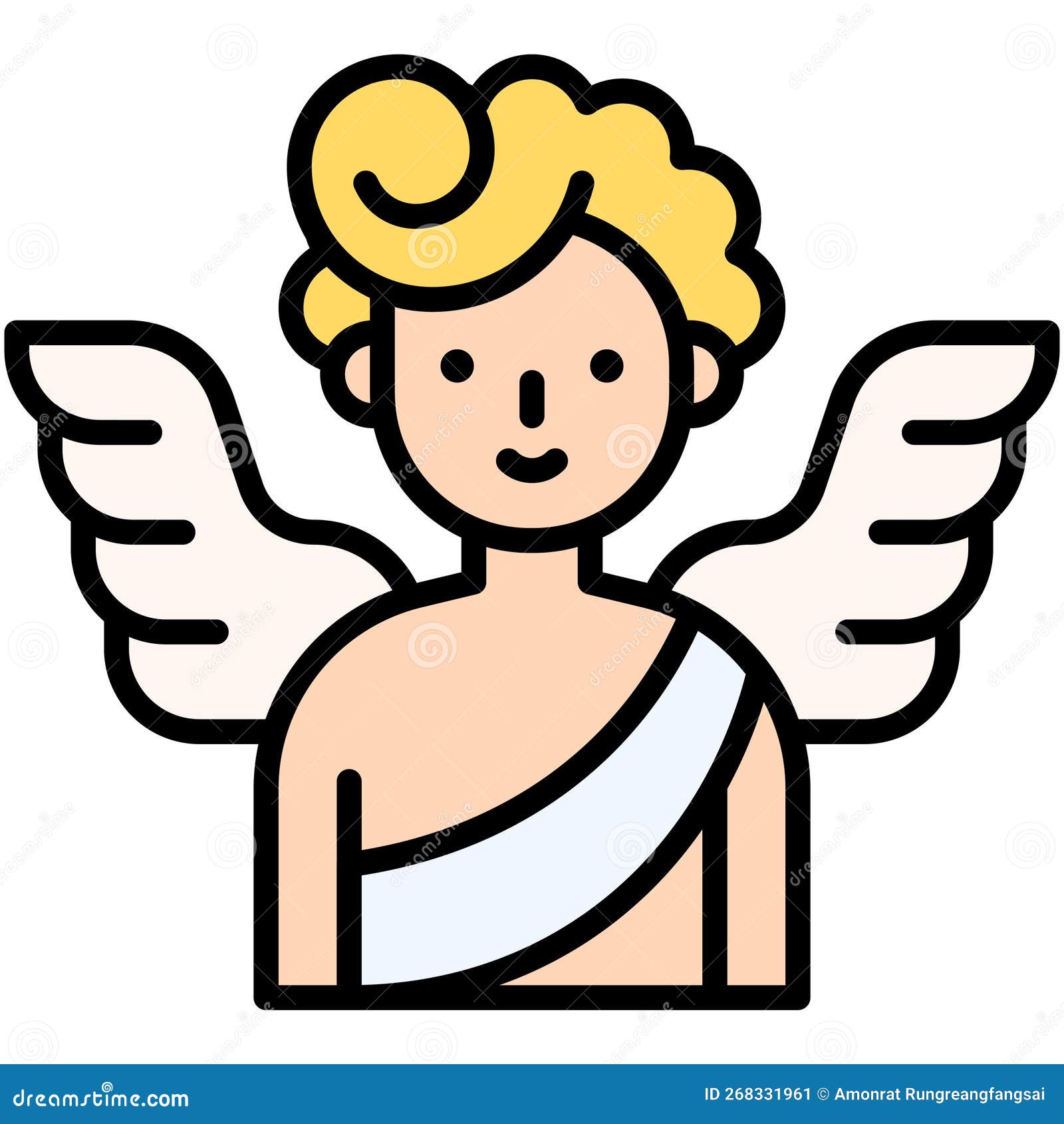 Cupid Icon, Valentines Day Related Vector Stock Vector - Illustration ...