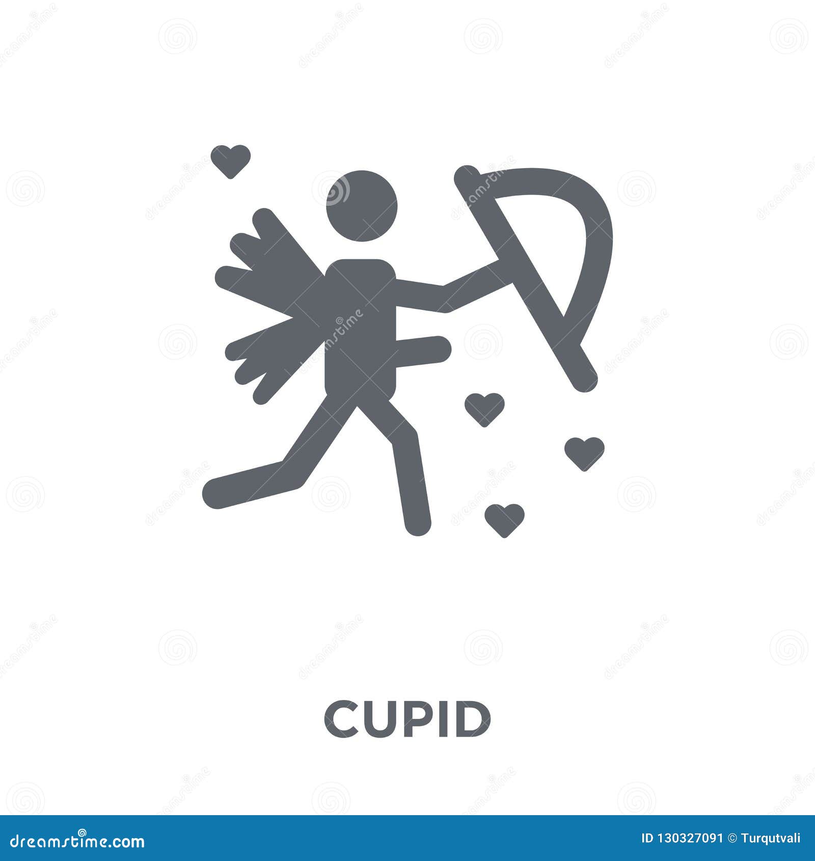 Cupid Icon from Wedding and Love Collection. Stock Vector ...