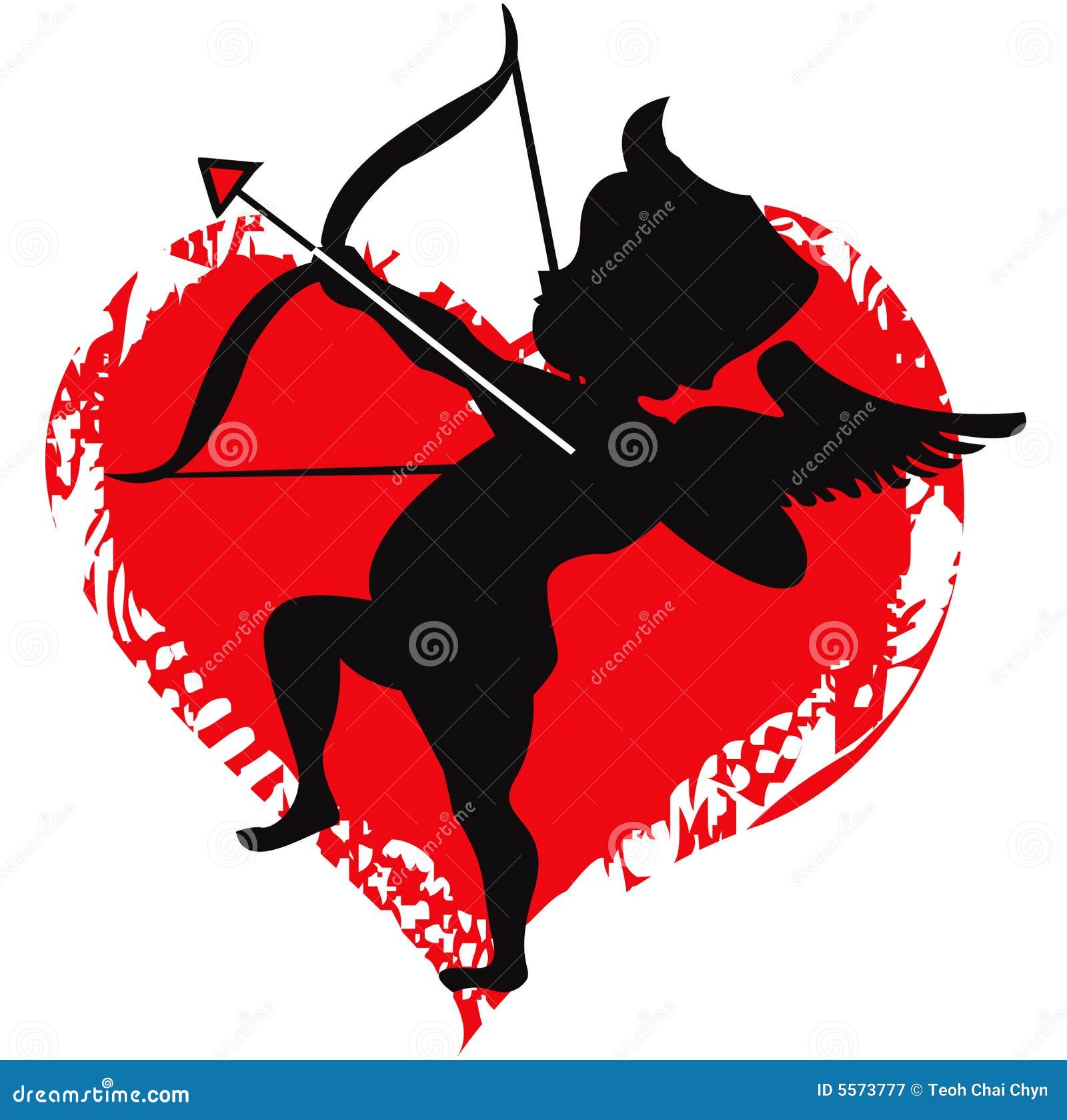 Cupid Love stock vector. Illustration of friendship, love - 5573777