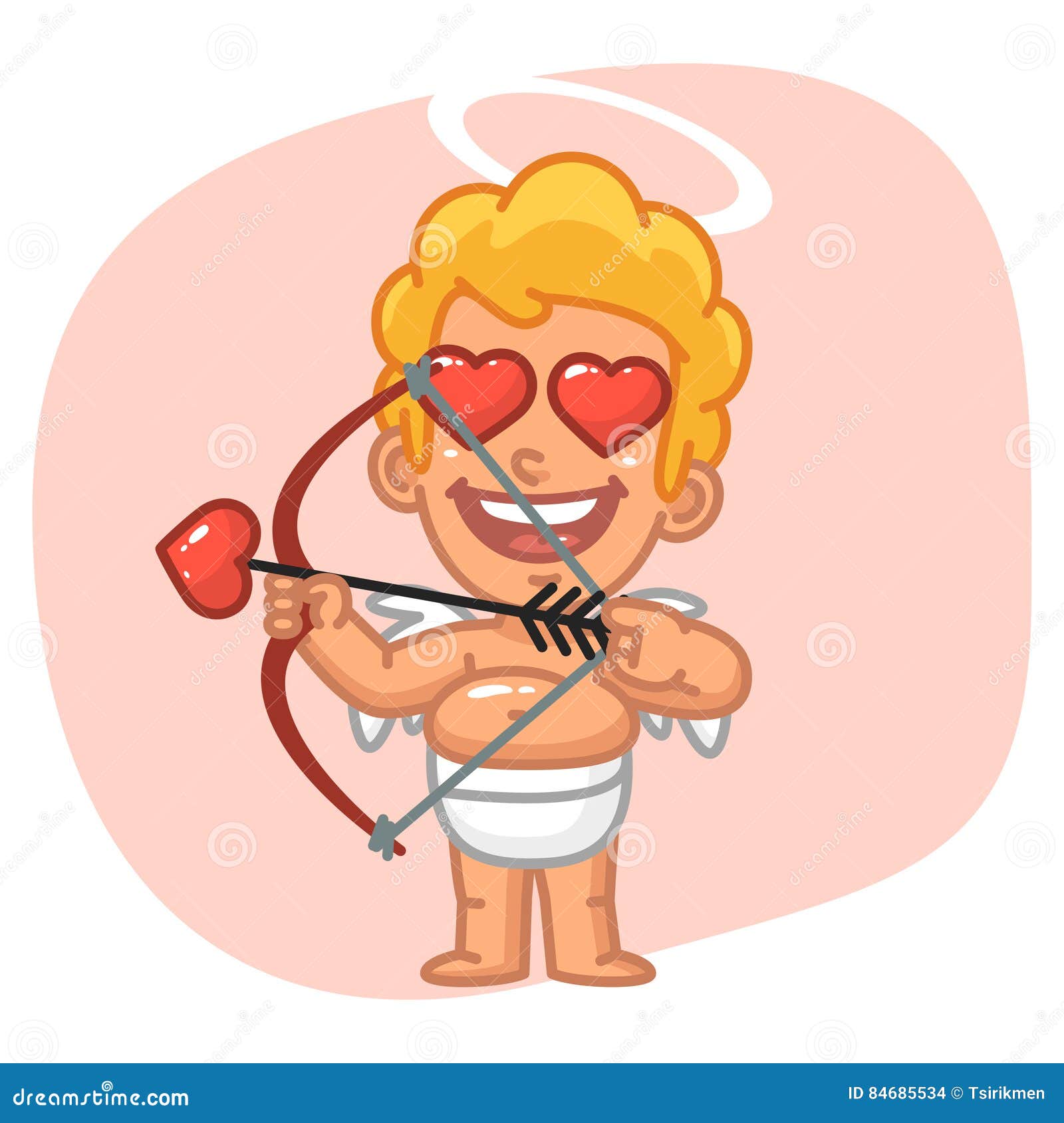 Loving Eyes Emoji - Emoticon With Eyes Of Red Hearts Vector ...