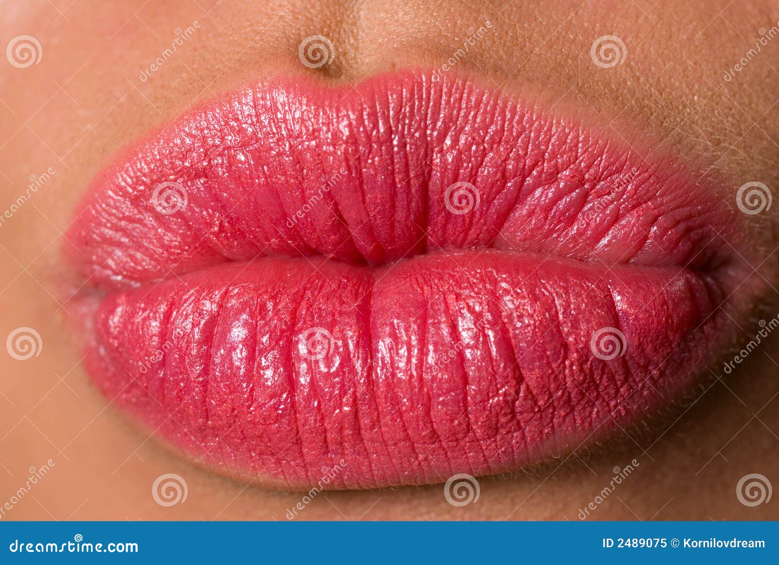 Cupid s bow stock image. Image of girls, makeup, close - 2489075