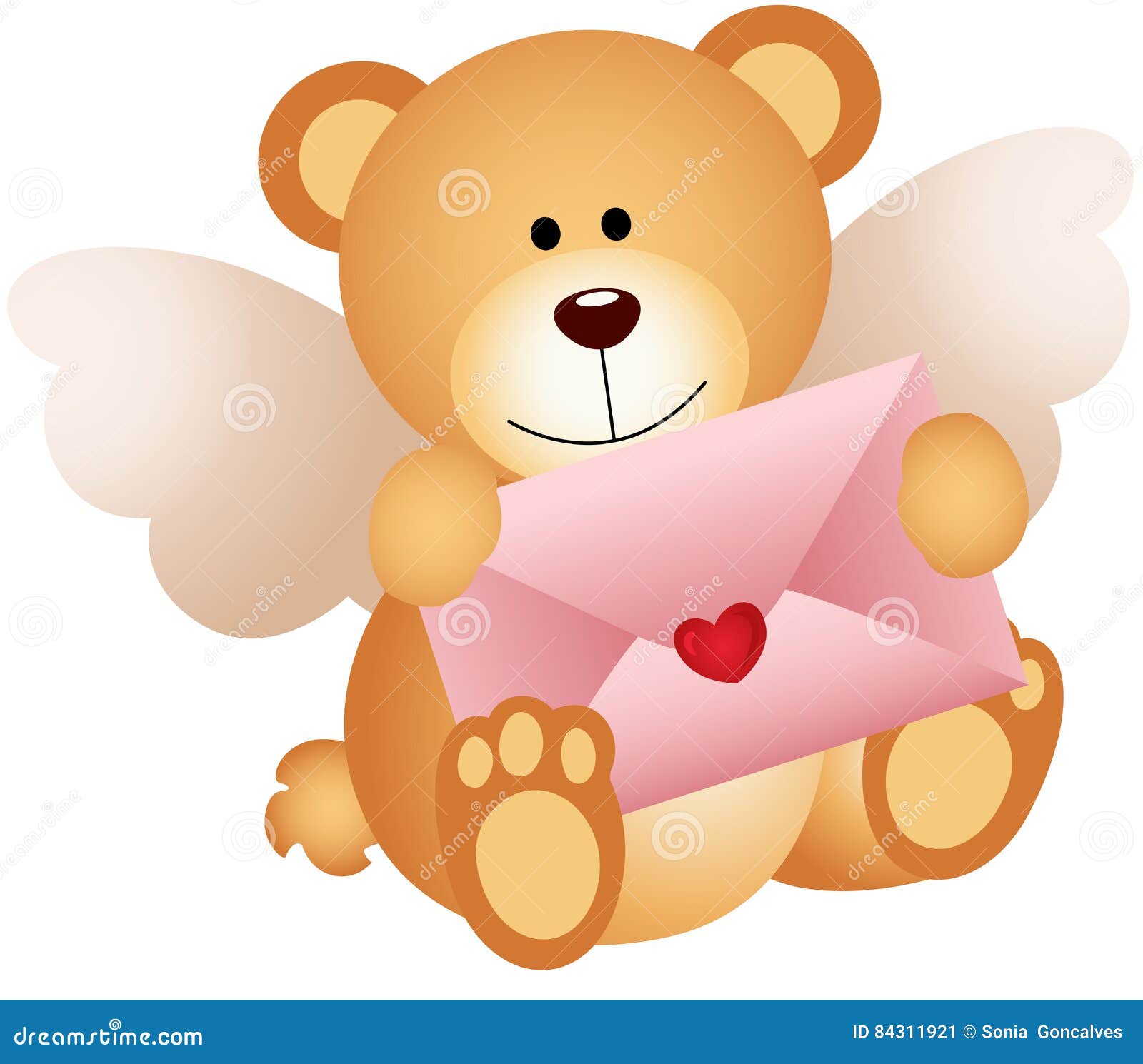 Teddy Bear Angel Heaven Stock Illustrations – 10 Teddy Bear Angel ...