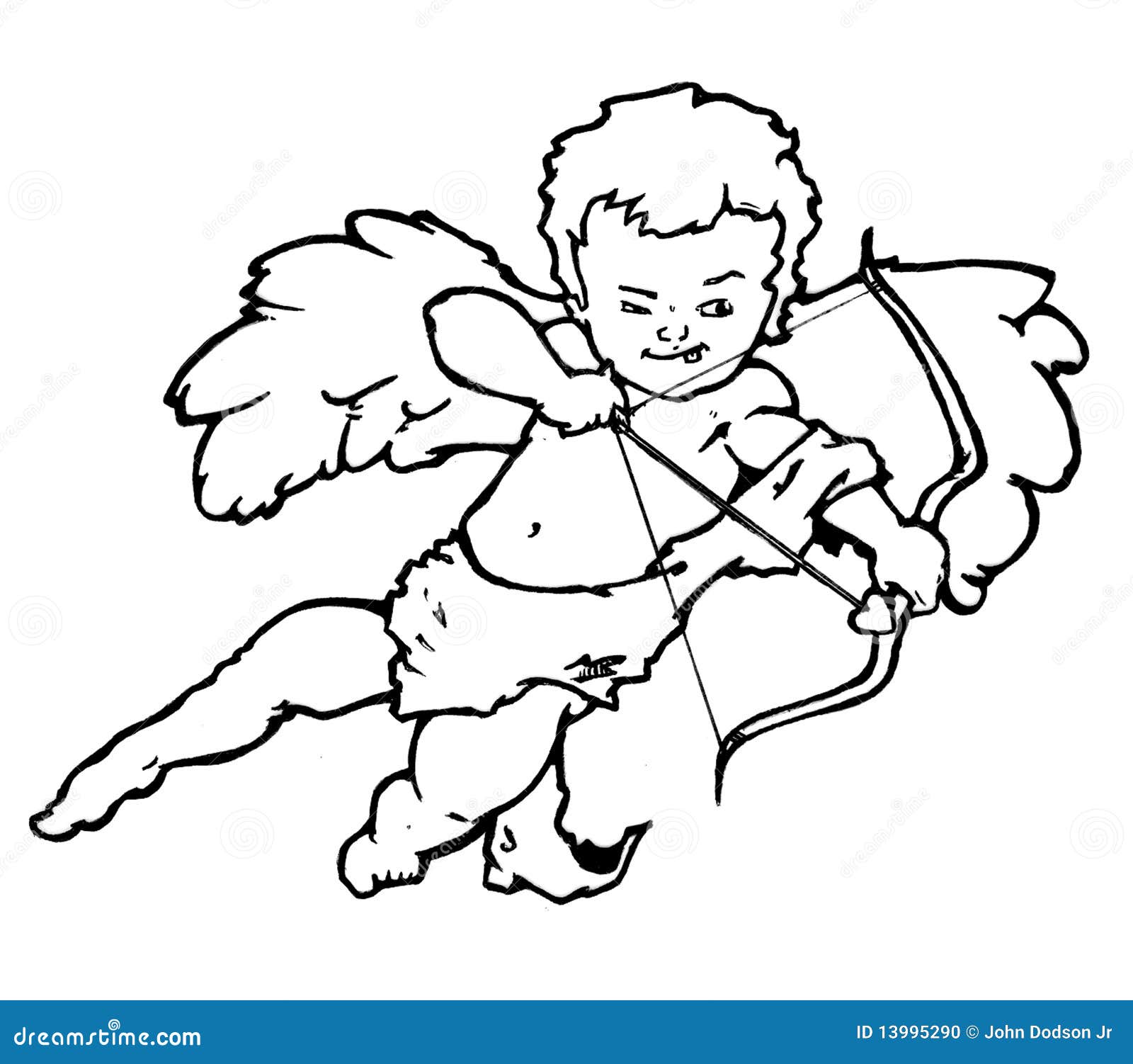 Cupidon d'ange illustration stock. Illustration of enfant - 13995290