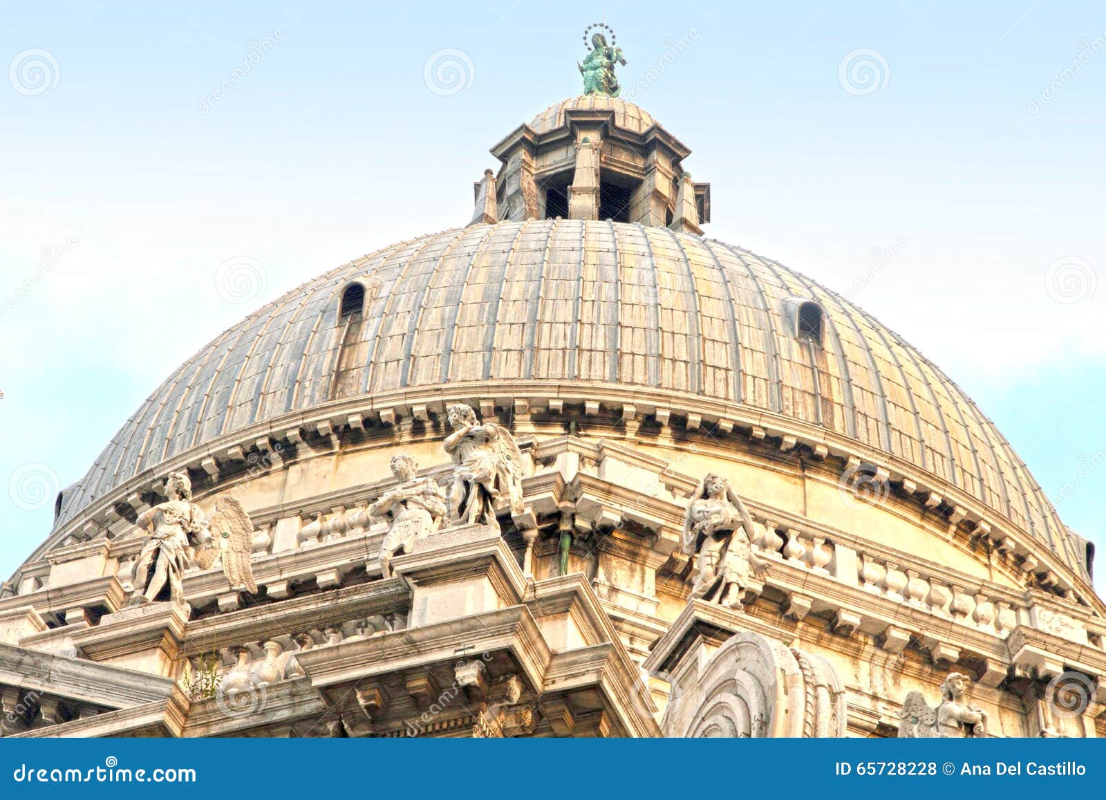 The Cupola Of Church `Basilica Di Superga`, Italy Royalty-Free Stock ...