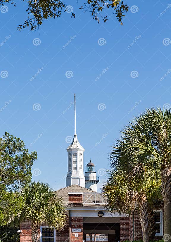 Cupola Spire and Lighthouse Stock Photo - Image of travel, landmark ...