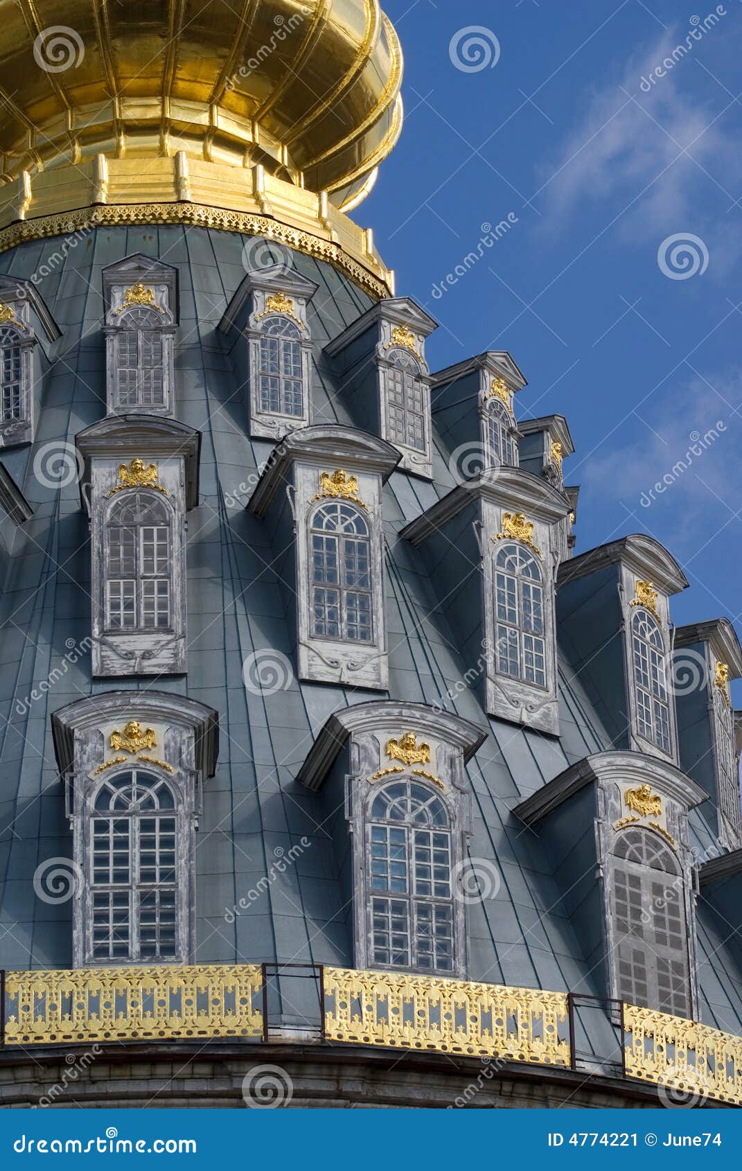 Cupola with windows stock image. Image of hieronymus, cathedral - 4774221