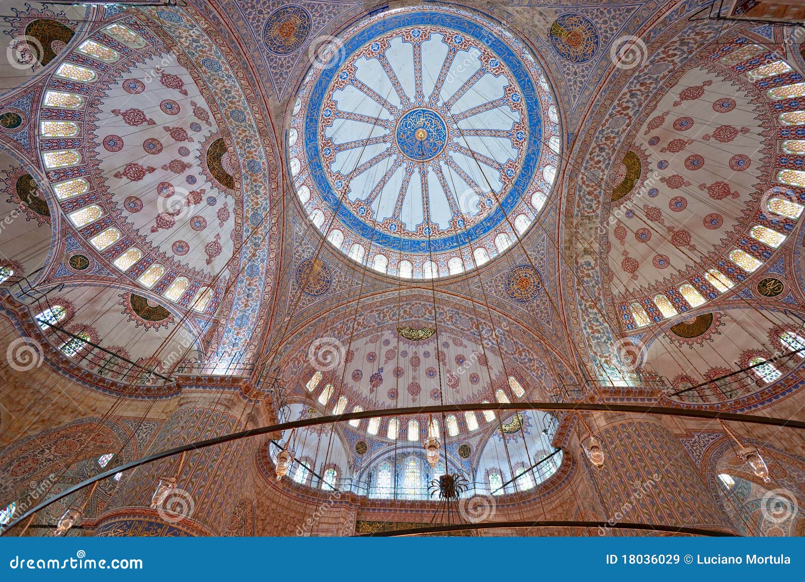 The Cupolas of the Blue Mosque, Istanbul, Tu Stock Image - Image of ...