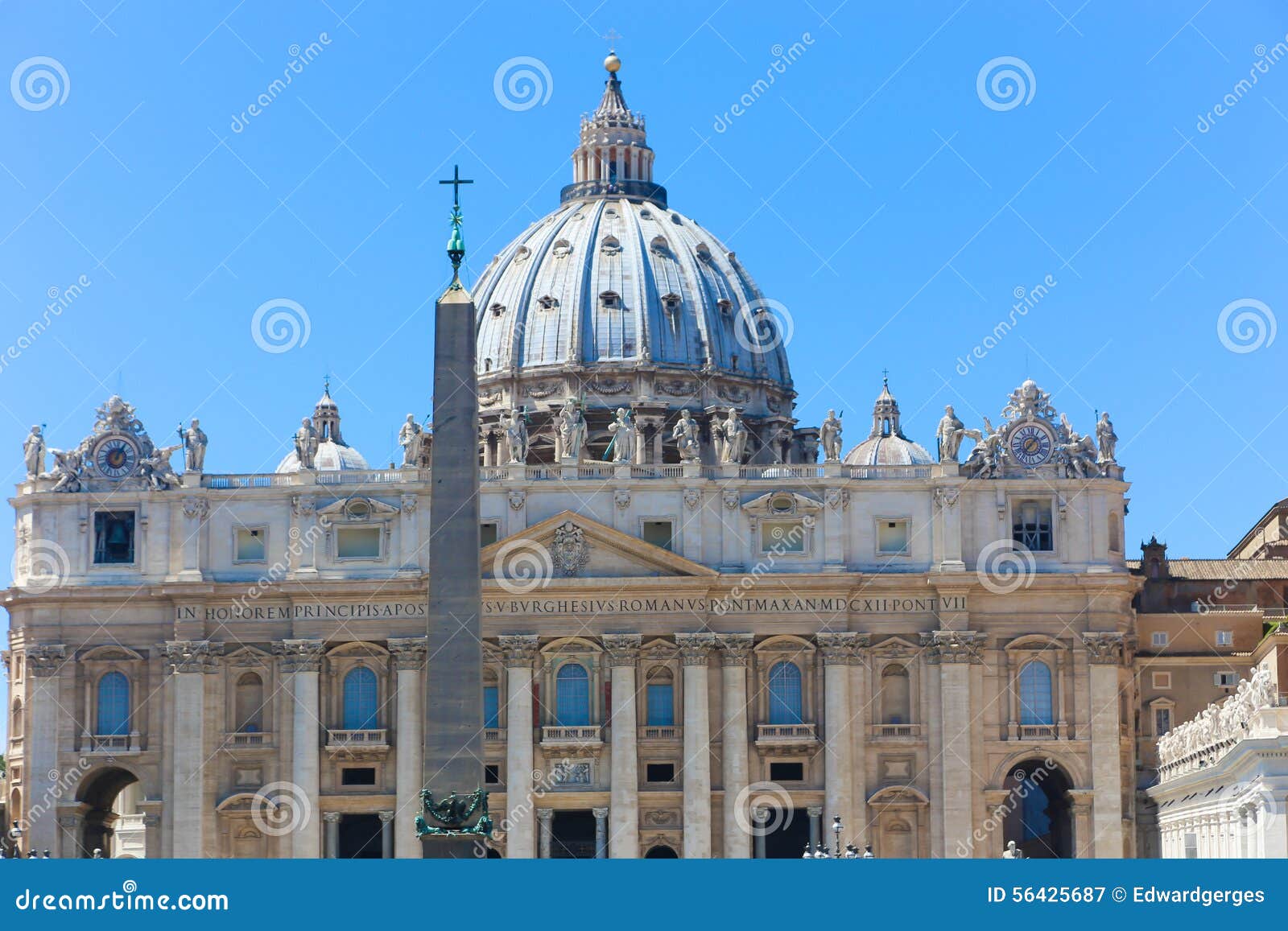 Cupole di Roma - l'Italia immagine stock. Immagine di ponticello - 56425687