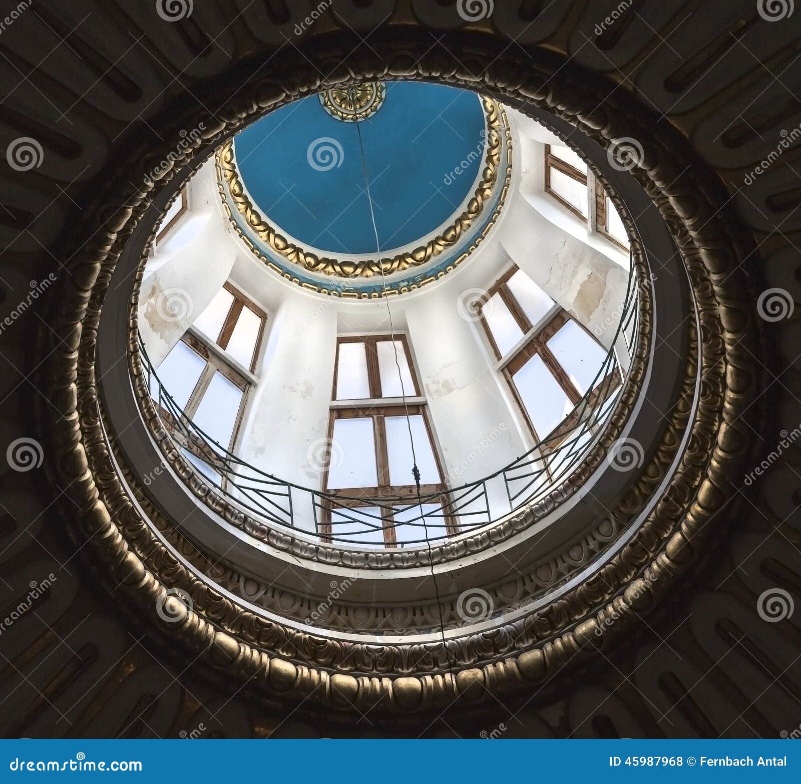 Cupole stock photo. Image of church, open, light, gold - 45987968