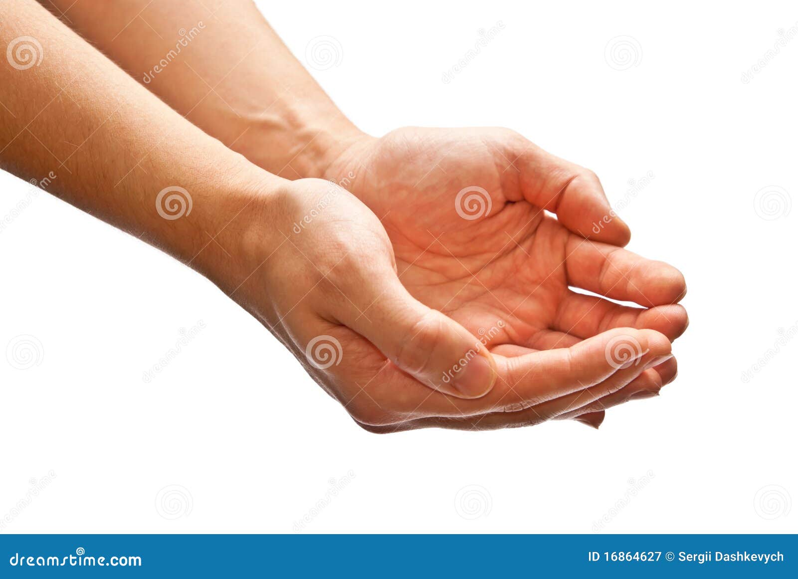 Cupped Hand Reached Out