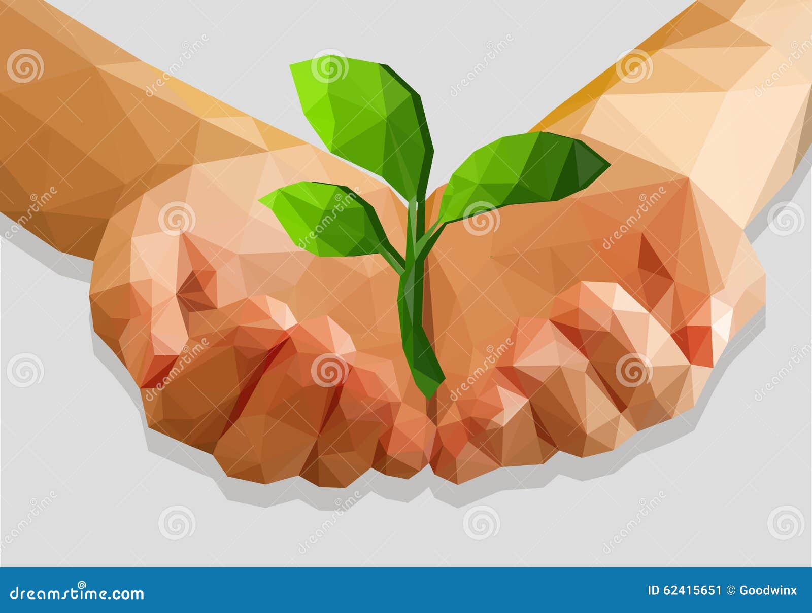 Hands Keep Safe Family Cartoon Vector | CartoonDealer.com #266224521