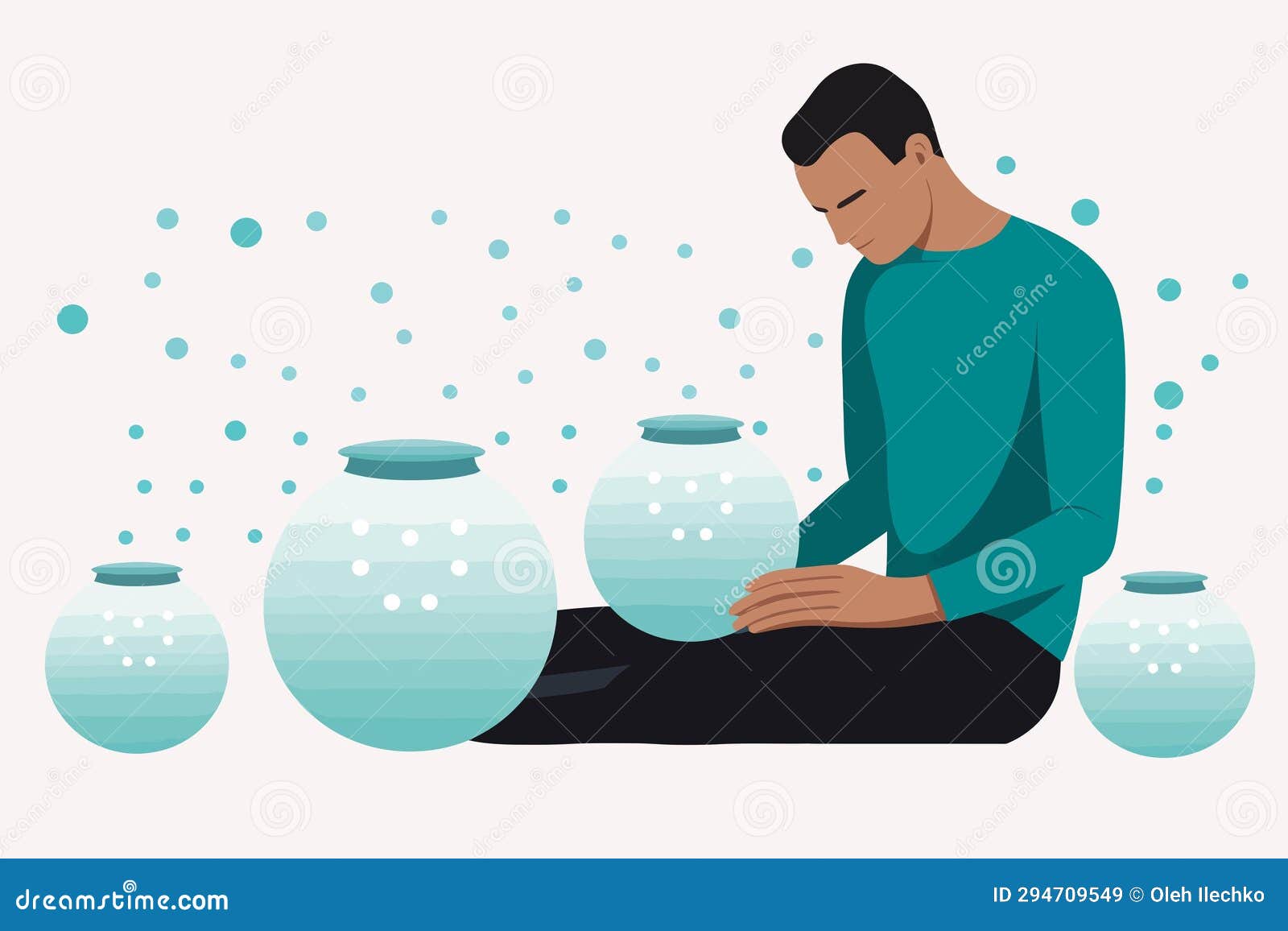 Cupping Therapy Vector Flat Minimalistic Isolated Vector Style ...