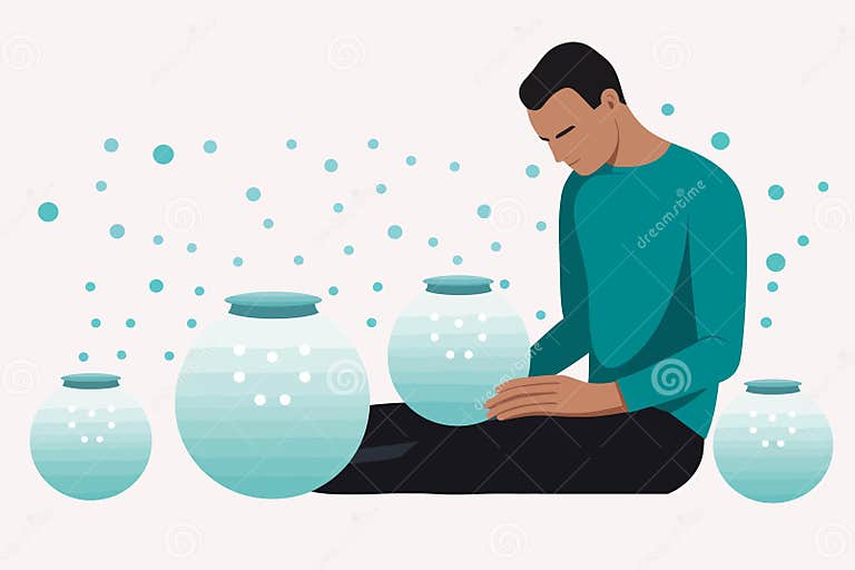 Cupping Therapy Vector Flat Minimalistic Isolated Vector Style ...