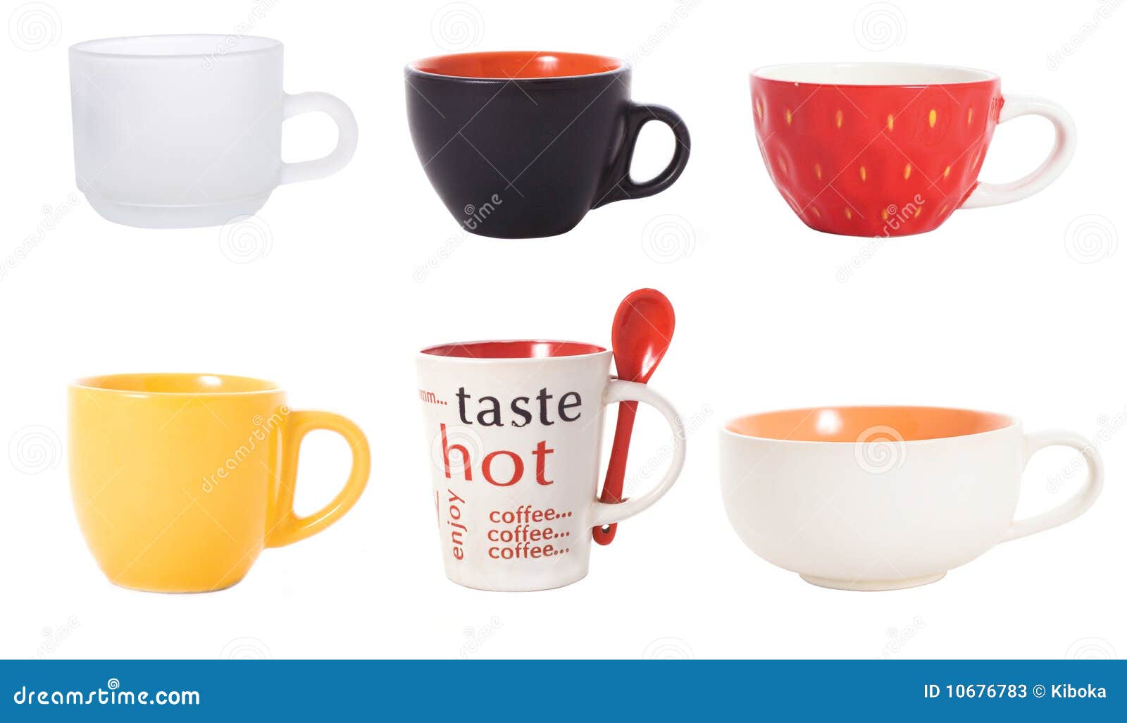 Cups collection stock image. Image of coffee, collection - 10676783