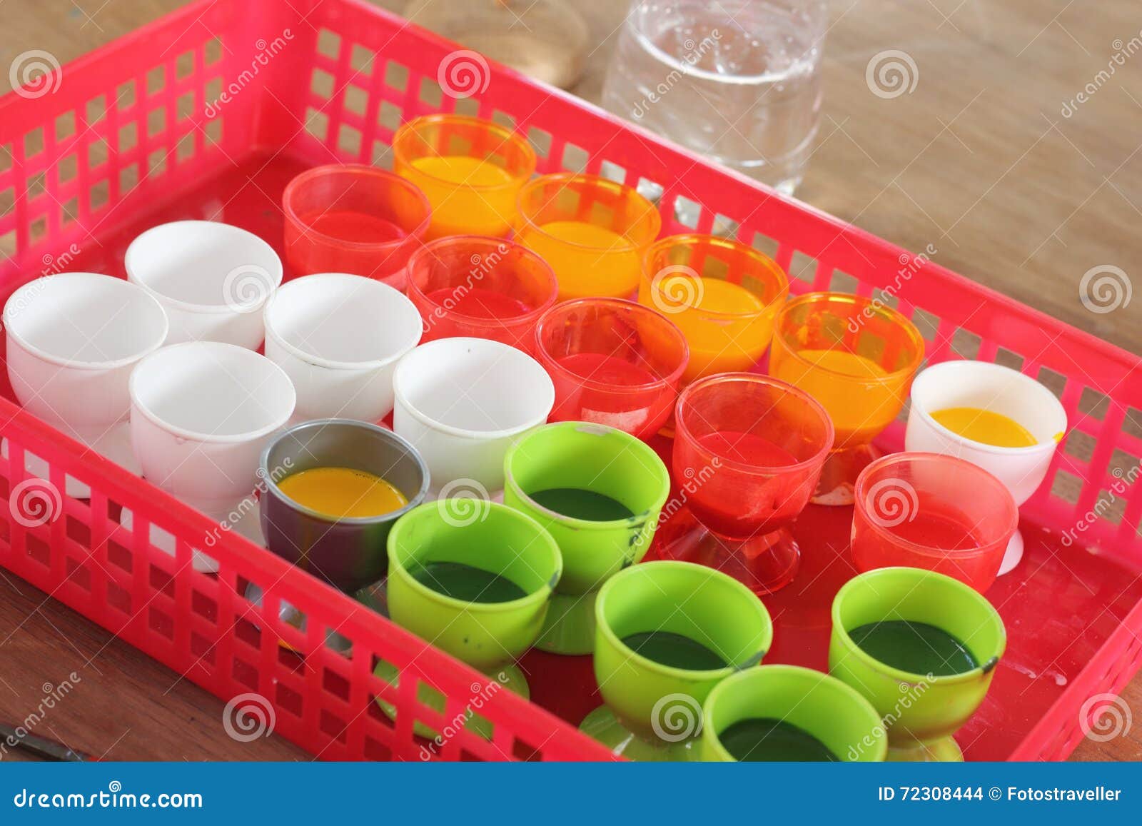 Cups Of Paint With Many Colors Royalty-Free Stock Photo | CartoonDealer ...