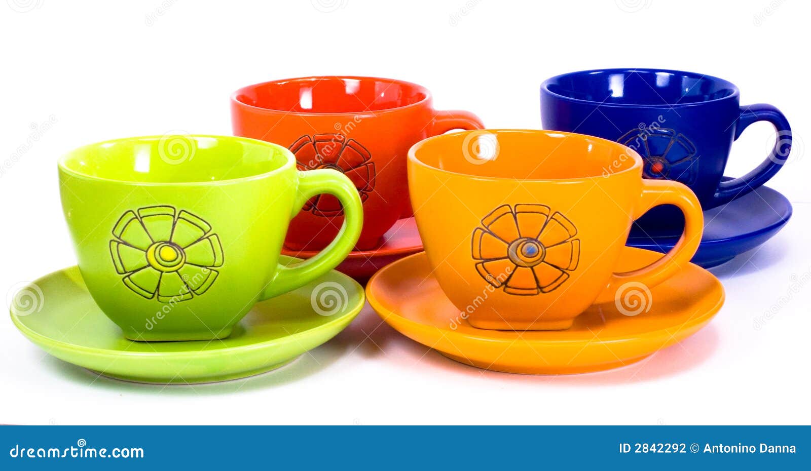 Cups colors stock photo. Image of abstract, colored, milk - 2842292