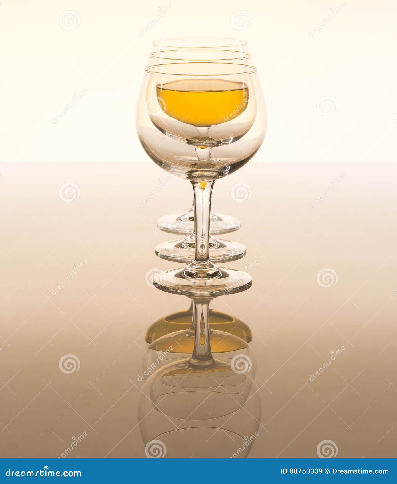 Cups Lined with Your Reflection Stock Image - Image of white, isolated ...