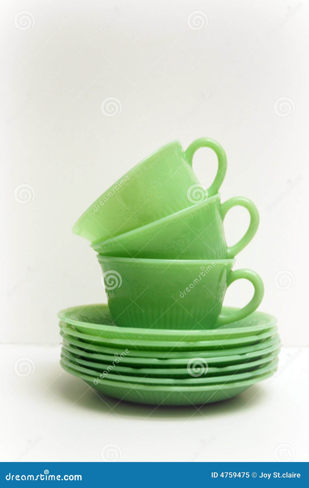 Cups & Saucers stock image. Image of white, plates, kitchenware - 4759475