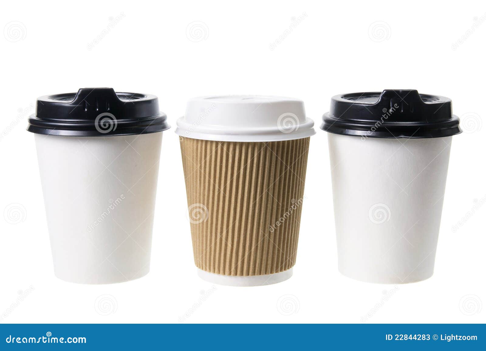 Cups of Takeaway Coffee stock image. Image of beverage - 22844283