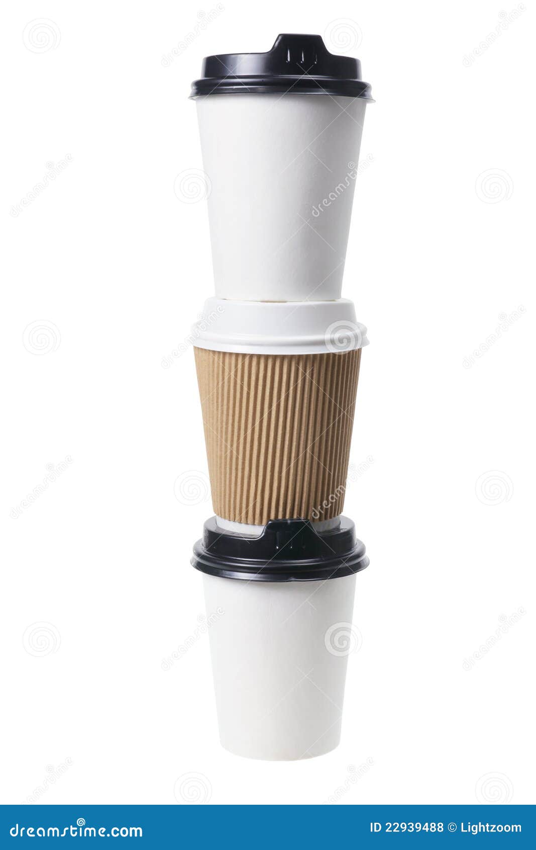 Cups of Takeaway Coffee stock photo. Image of beverage - 22939488