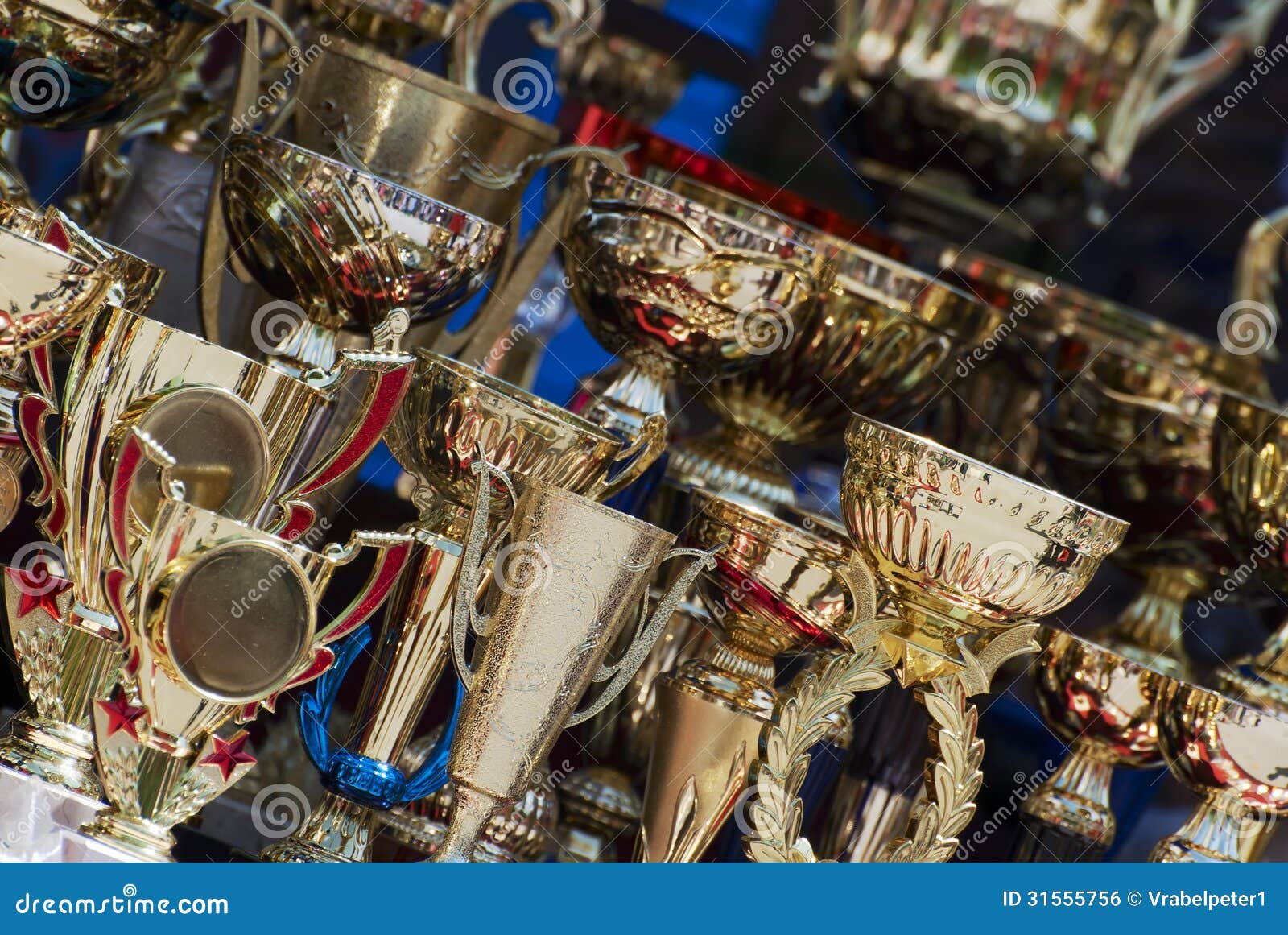 Cups for winners stock photo. Image of precious, appreciation - 31555756