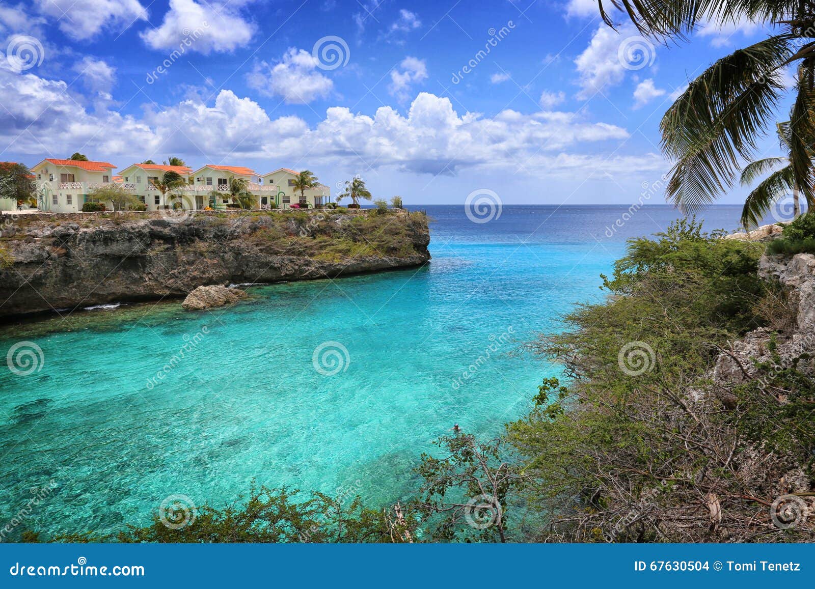 Curacao: Caribbean Blue Sea Stock Photo - Image of holiday, trip: 67630504