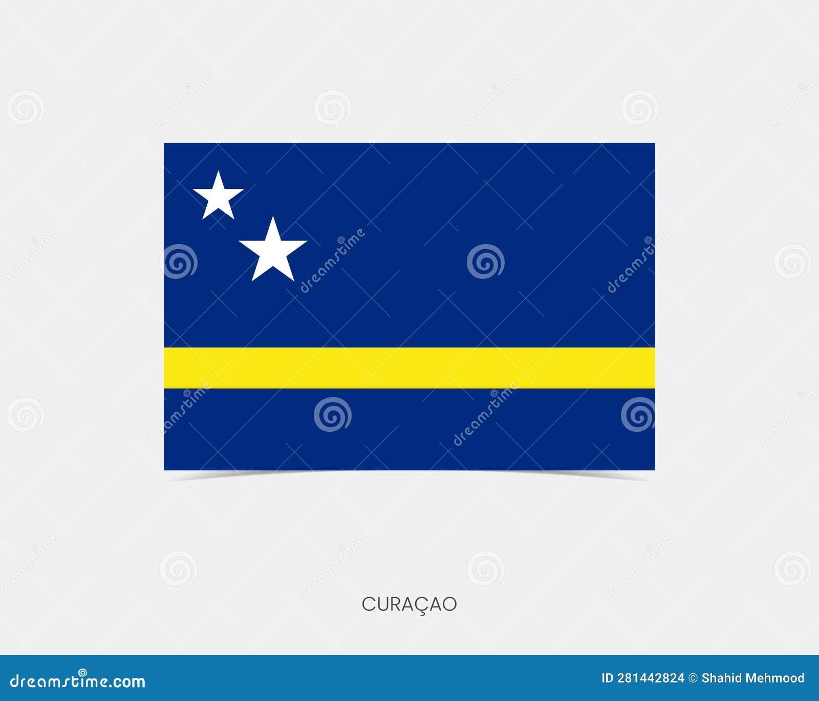 Curacao Icon Sign And Symbol. Curacao Color Icon For Website Design And ...