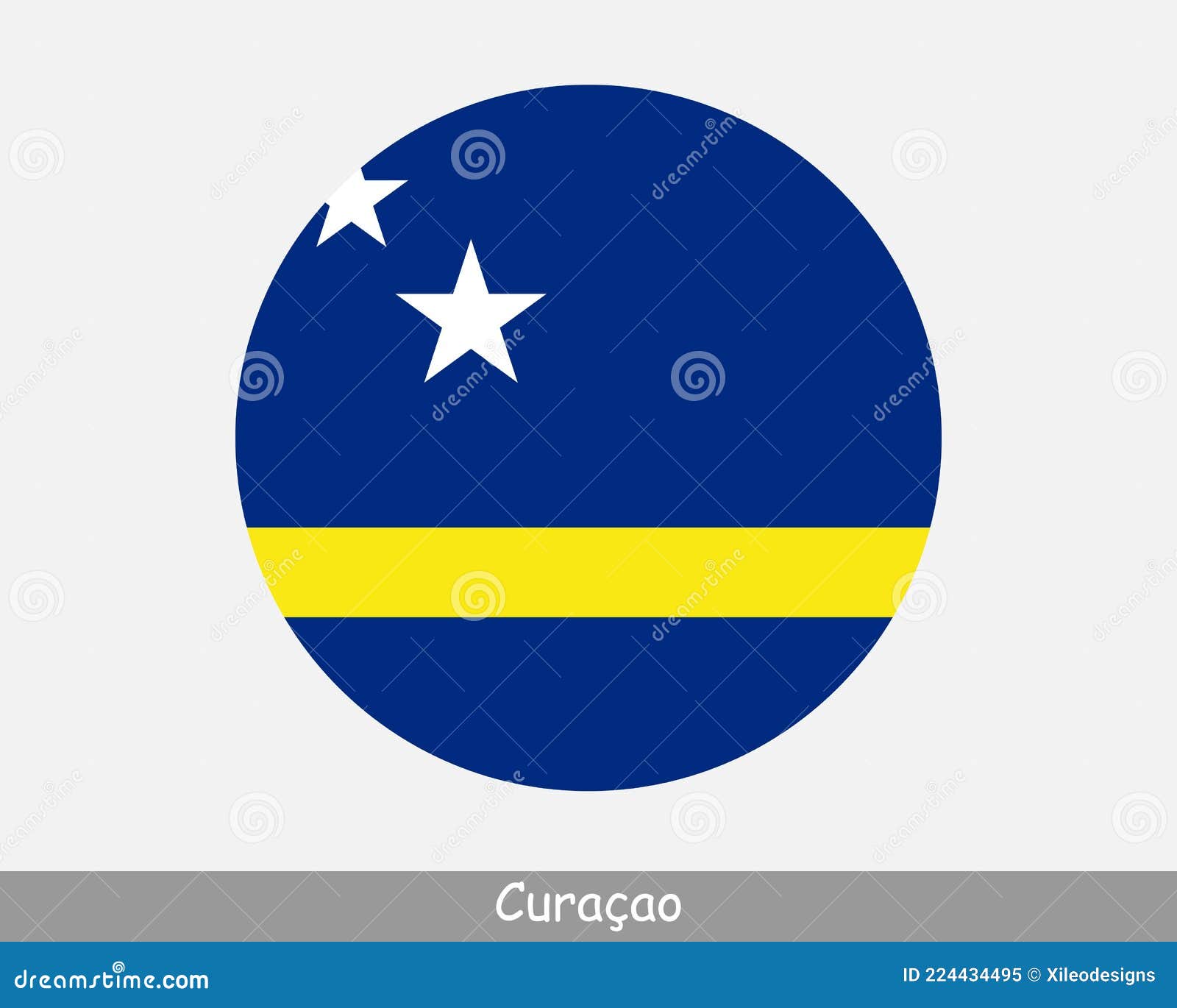 Curacao Icon Sign And Symbol. Curacao Color Icon For Website Design And ...