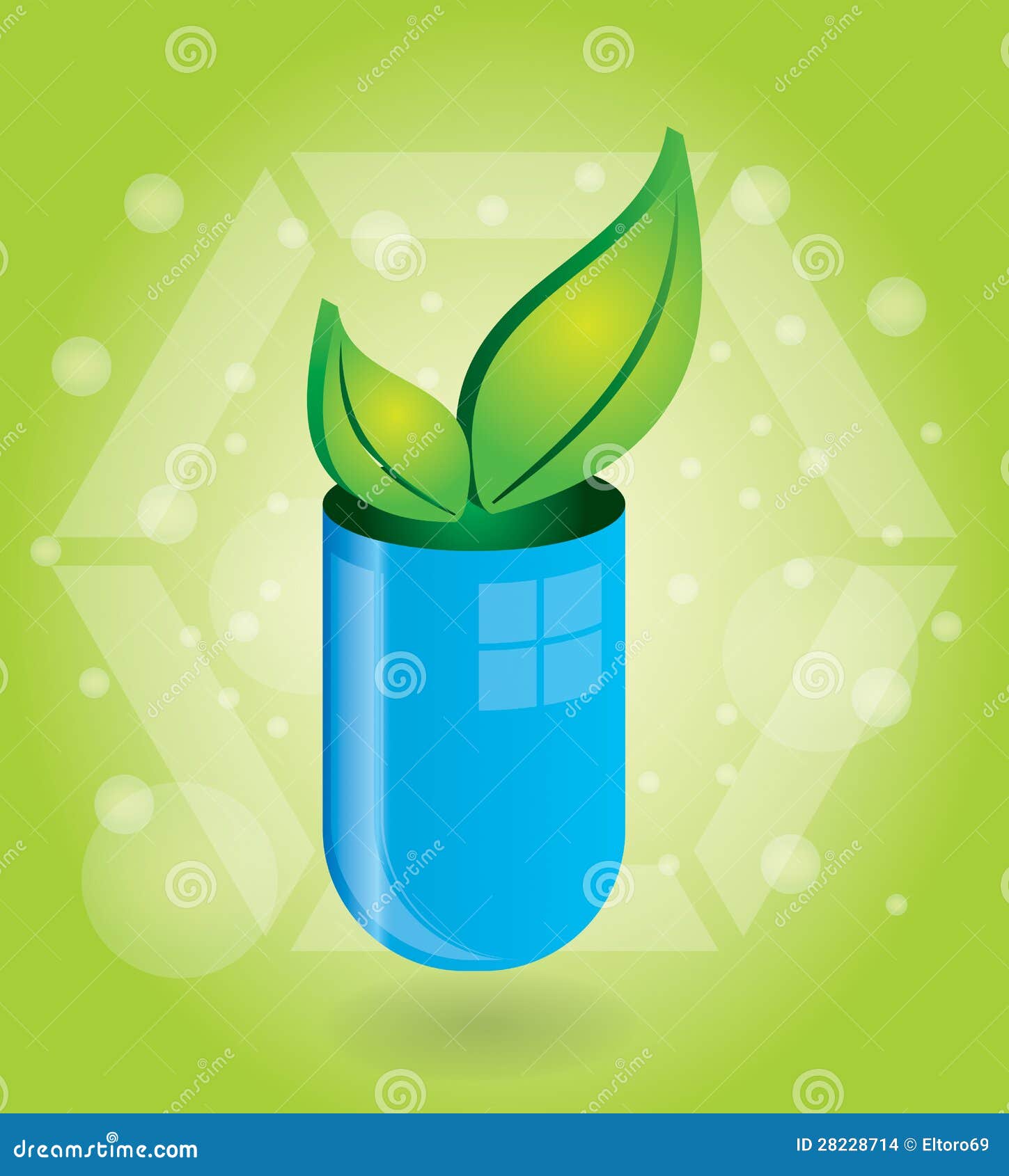 Curaciones naturales ilustración del vector. Ilustración de salud ...