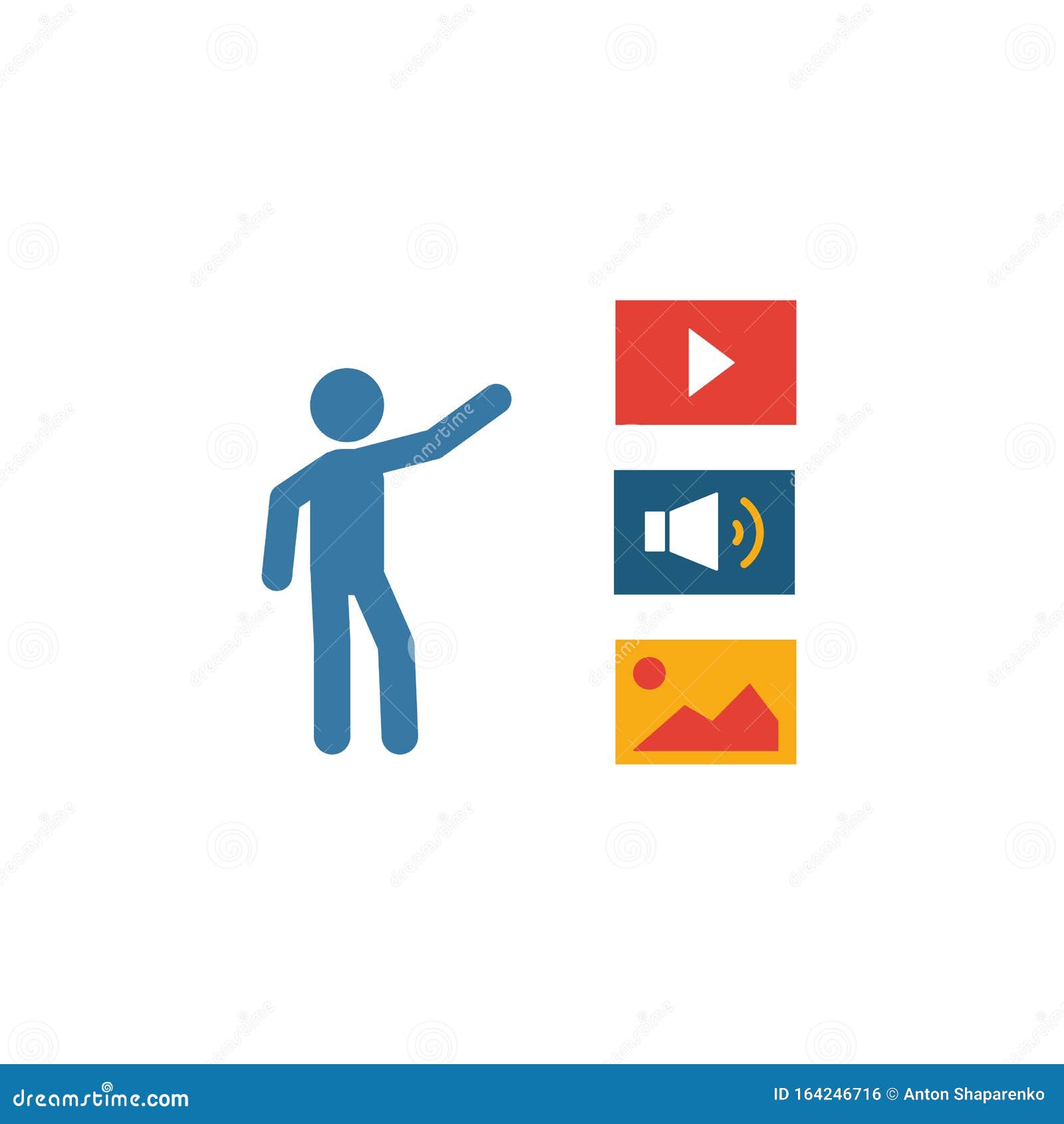 Curation Icon Set. Four Elements In Diferent Styles From Content Icons ...