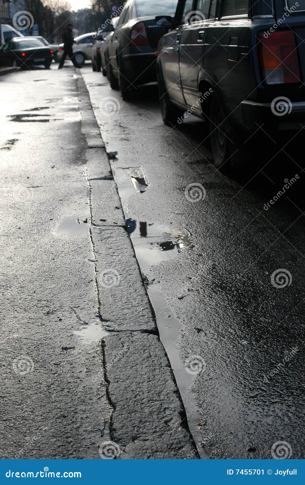 Curb stock image. Image of lane, edge, standing, effect - 7455701