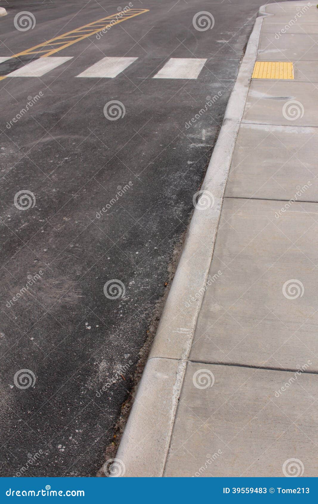 Curb stock image. Image of kerb, cement, shoulder, crosswalk - 39559483