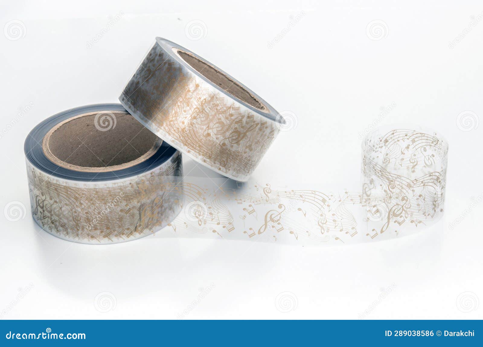 Curb Tape Decor For Cakes With Brown Flowers Pattern Royalty-Free Stock ...