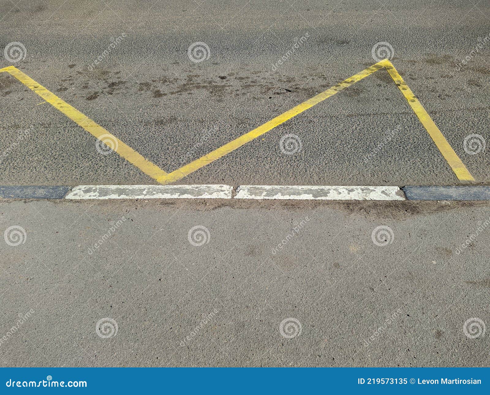 Curbs Enclosing the Bus Stop Top View Stock Image - Image of destroyed ...