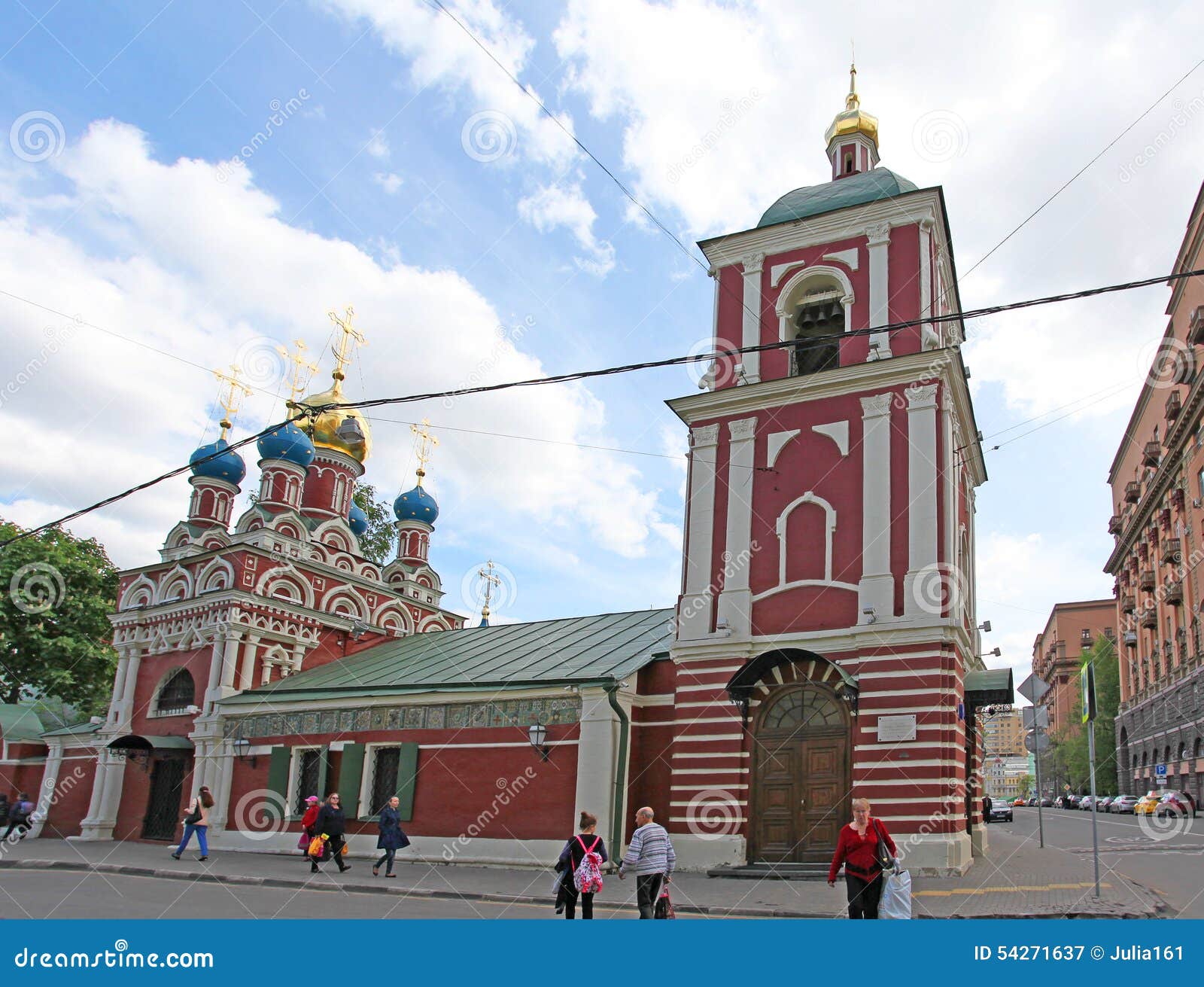 The Curch of Assumption of the Holy Virgin in Taganka, Moscow Editorial ...
