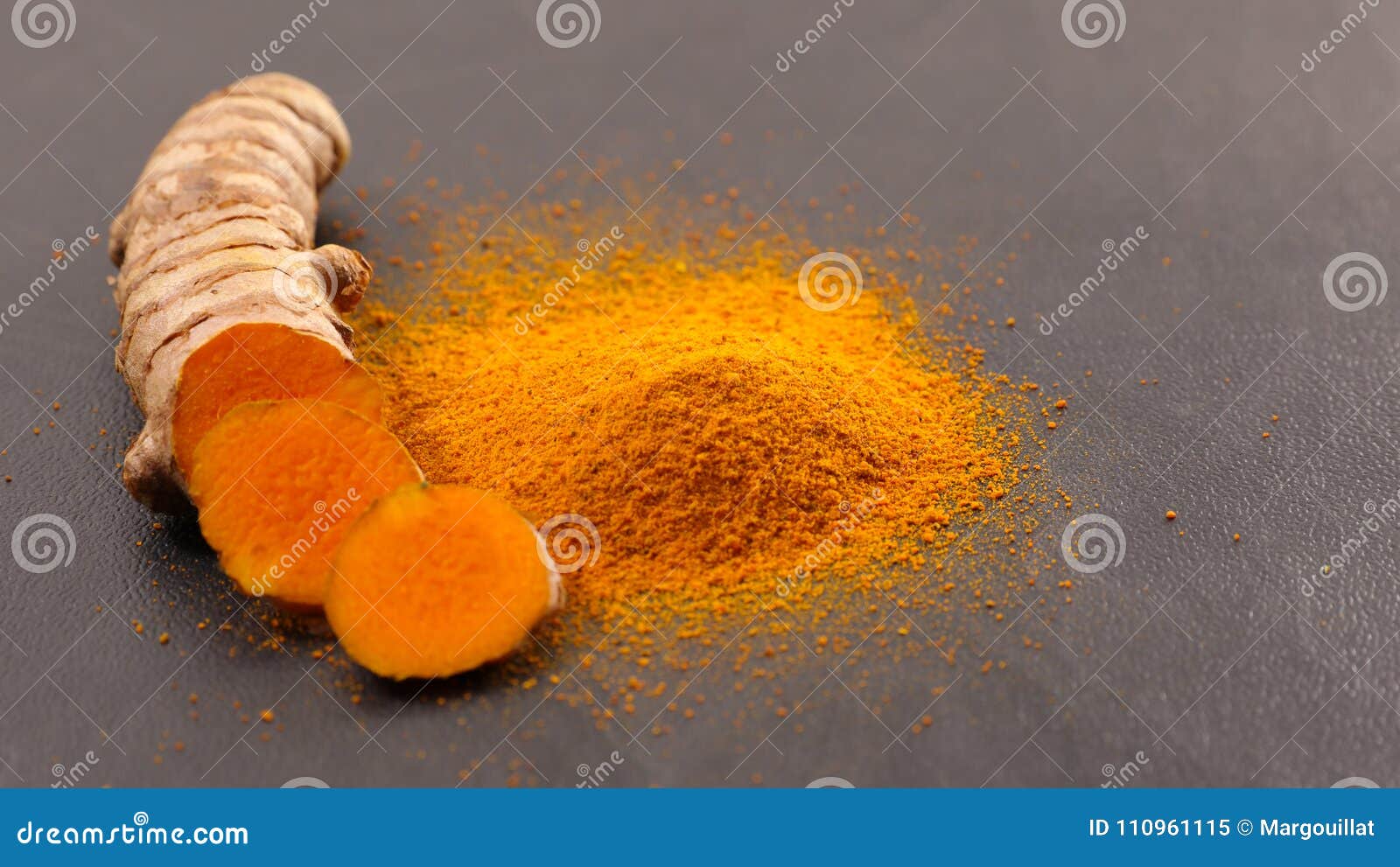 Curcuma and powder stock image. Image of ingredient - 110961115
